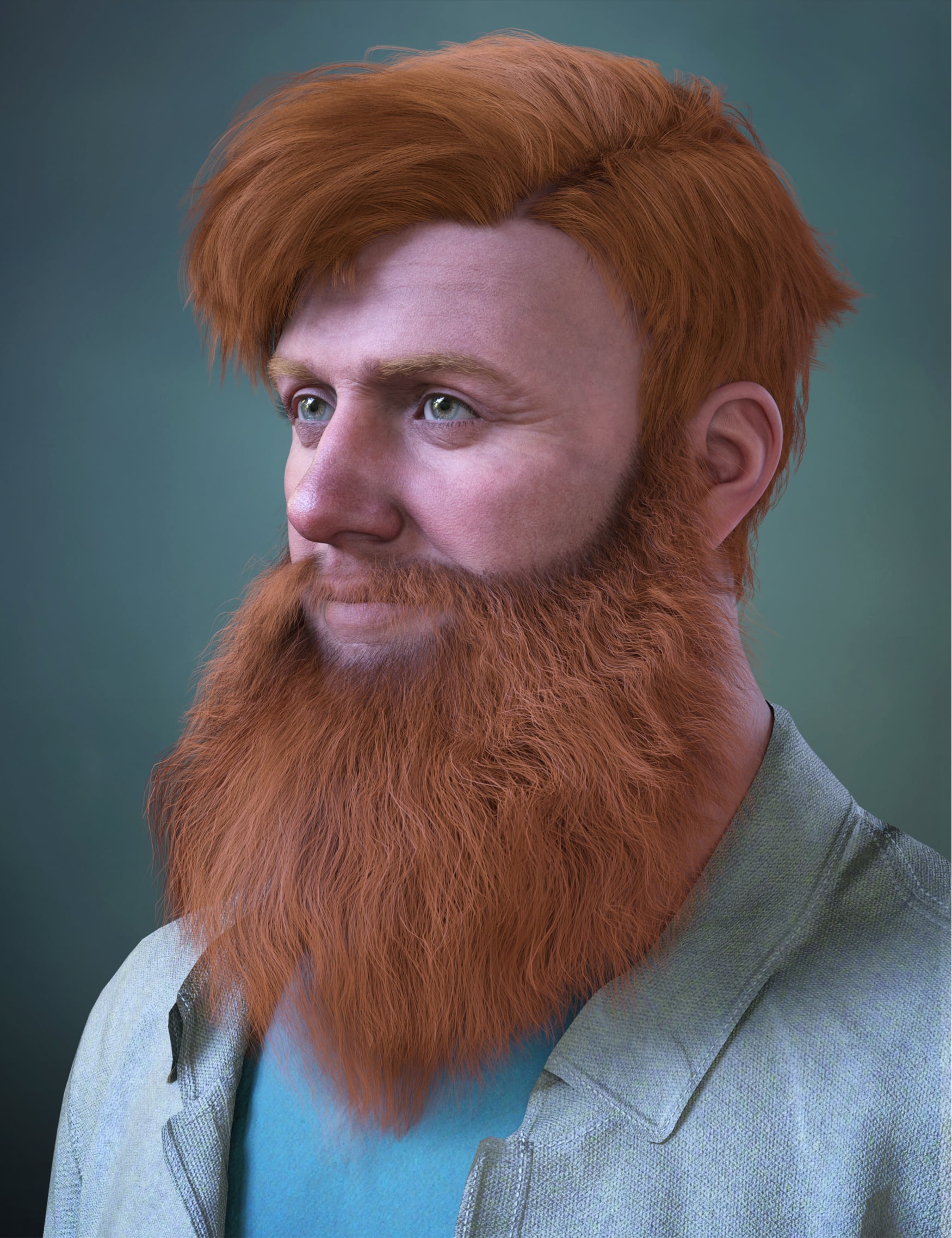 Santa Claus Beard for Genesis 9 | Daz 3D