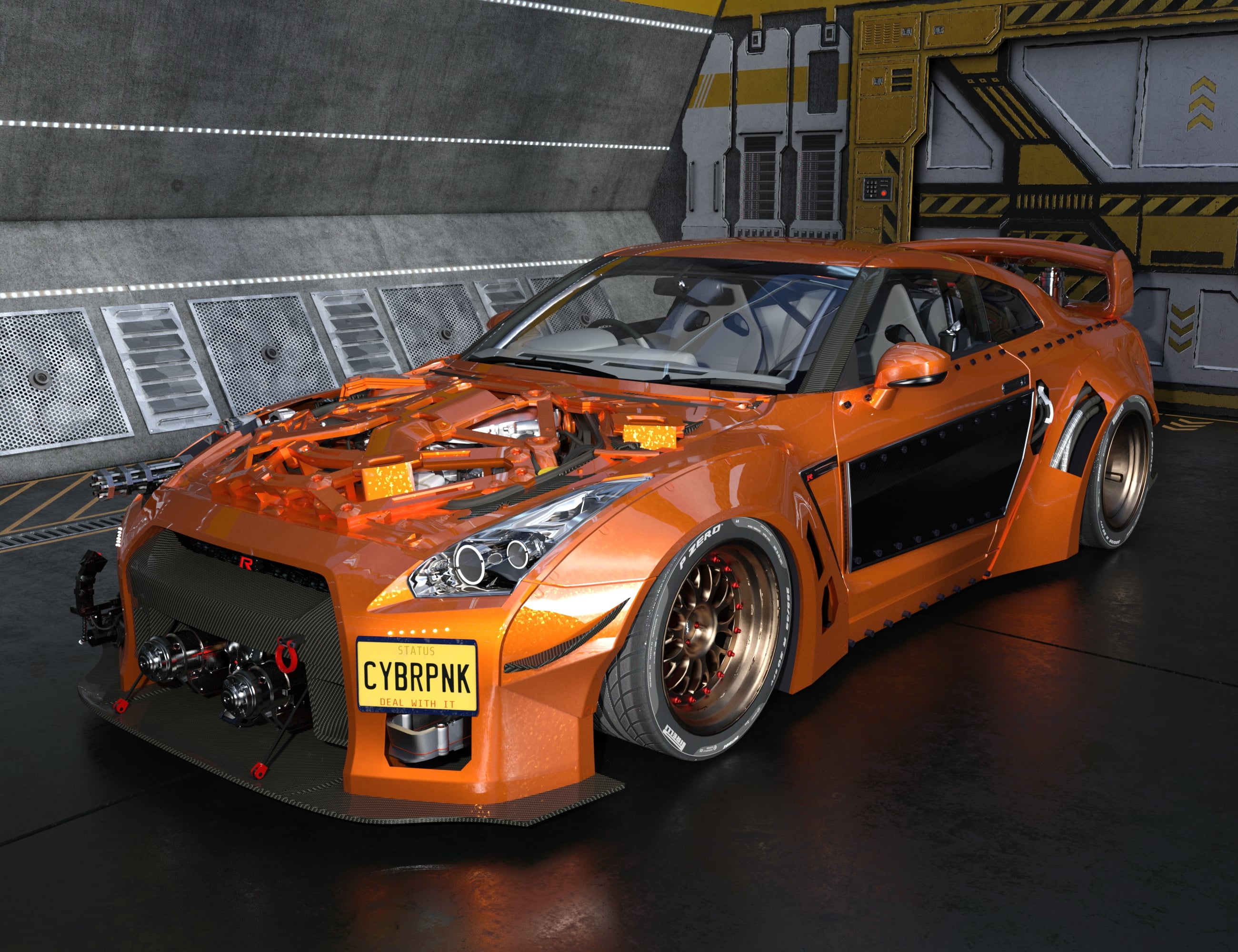 R35 Cyberpunk | Daz 3D