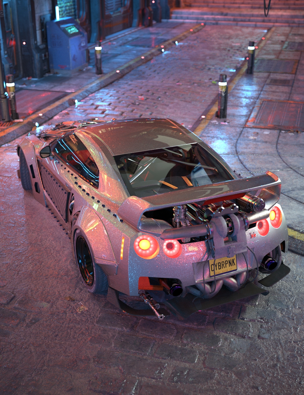 R35 Cyberpunk | Daz 3D