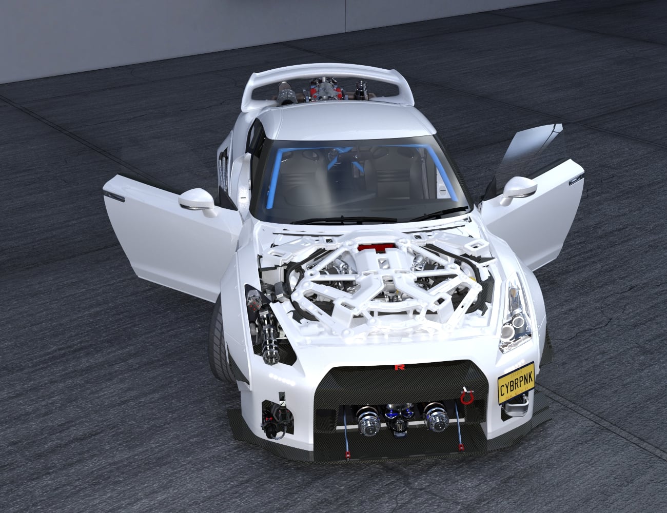 R35 Cyberpunk | Daz 3D