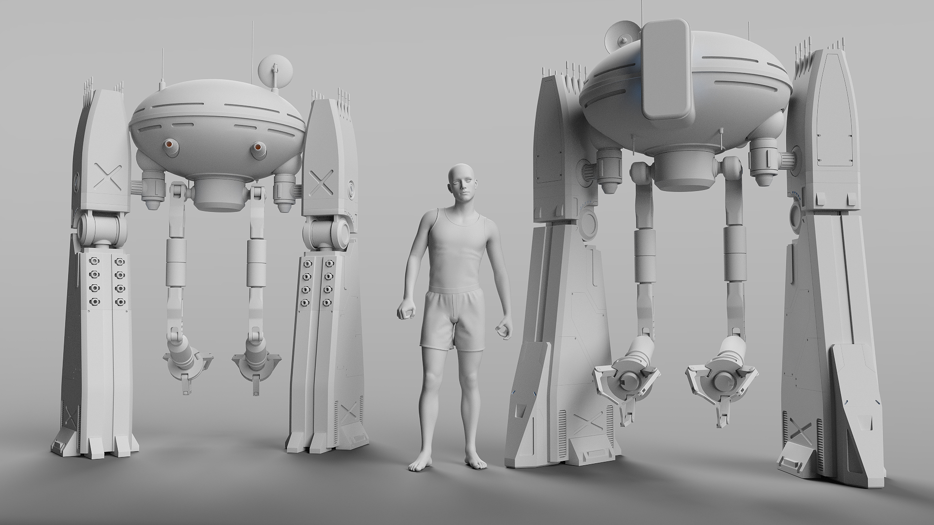Biped Droid | Daz 3D