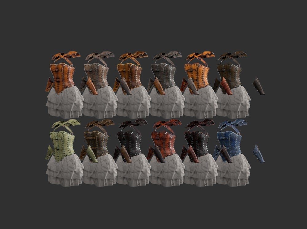 SC Fantasy Armor Outfit with dForce for Genesis 9 | Daz 3D