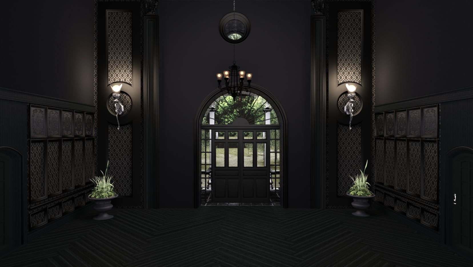 The Black House Base | Daz 3D