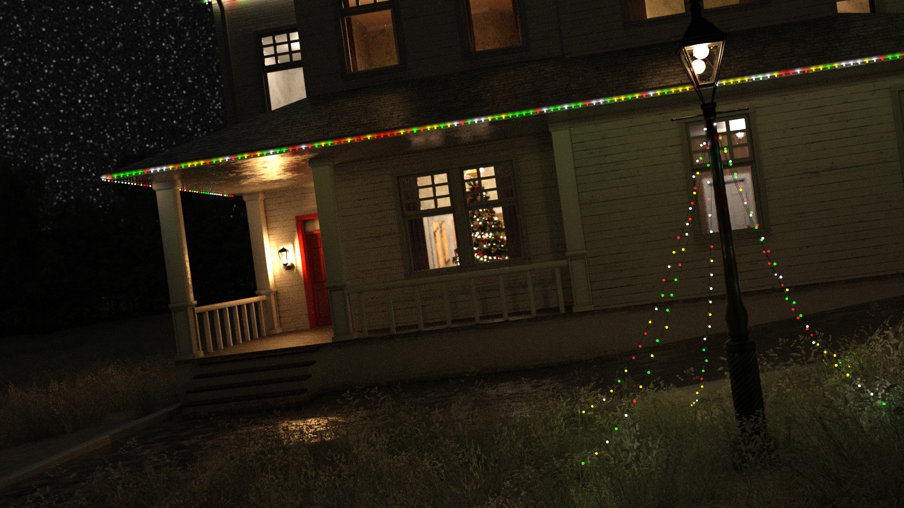 dForce Strings and String Lights | Daz 3D