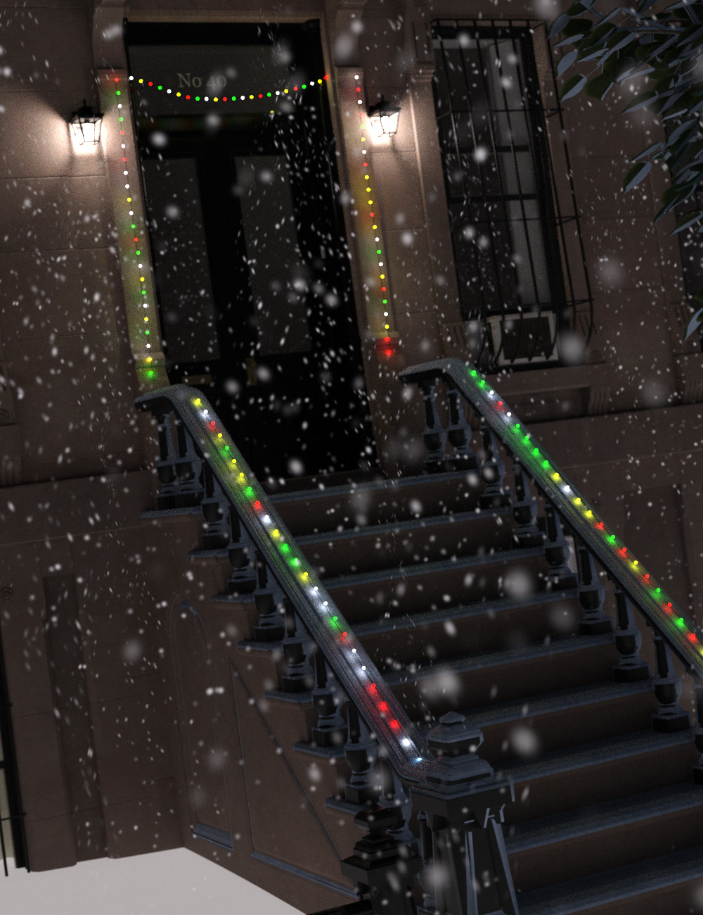 dForce Strings and String Lights | Daz 3D