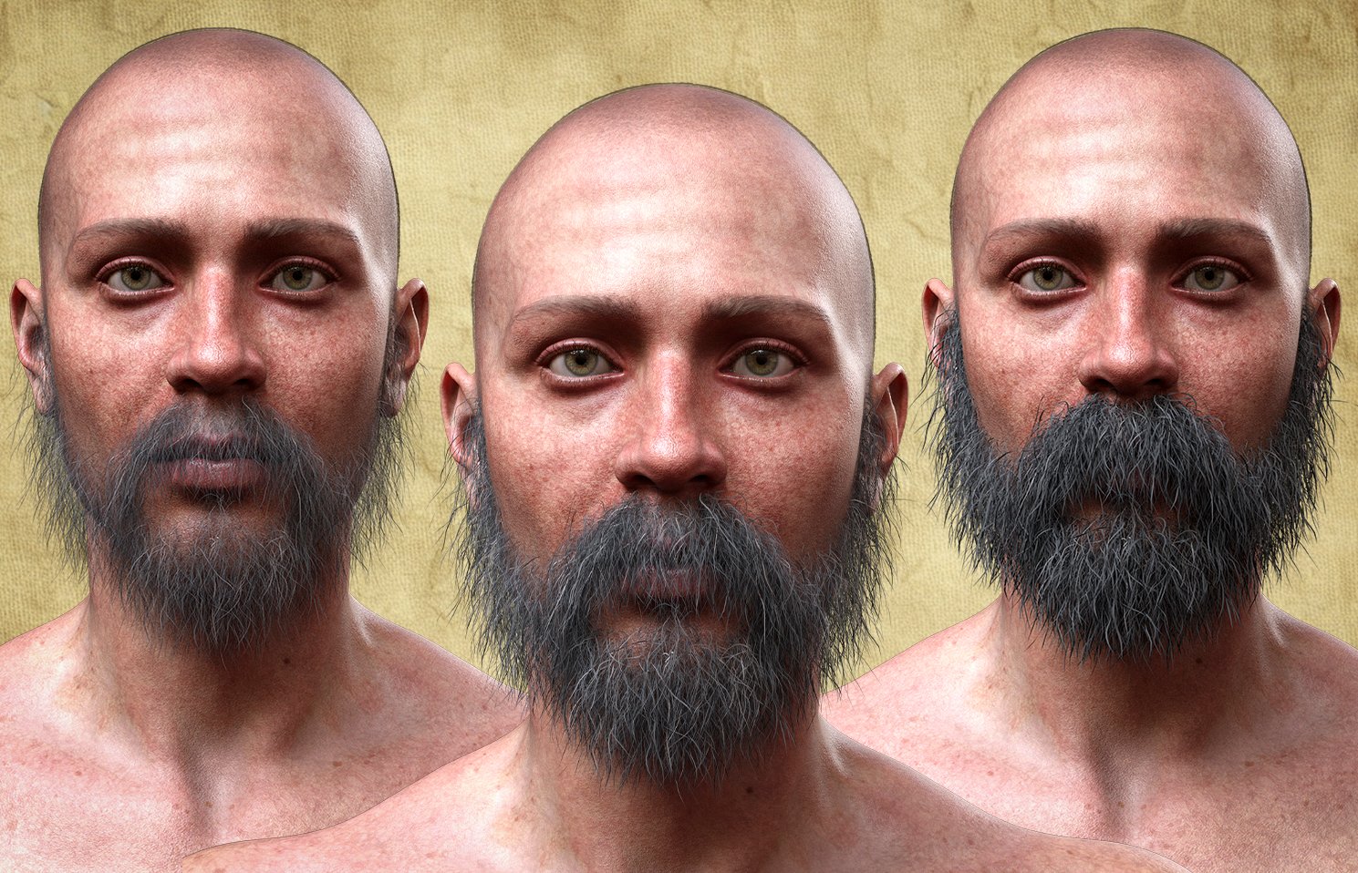 M3D Facial Hair Set for Genesis 9 | Daz 3D