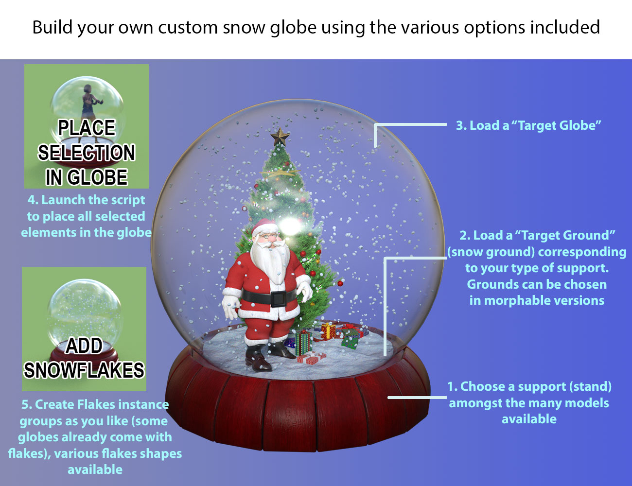 Snow Globe Your World | Daz 3D