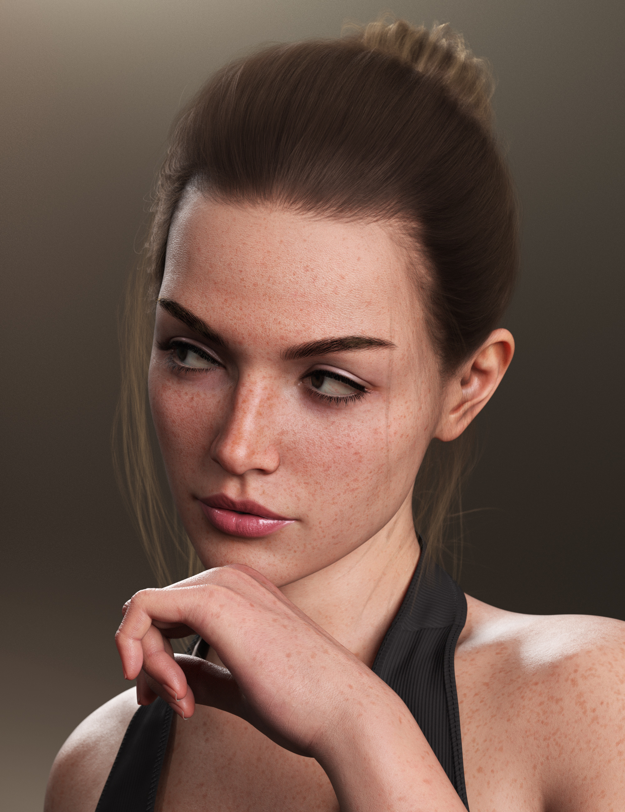 Mega Updo 3 Hair for Genesis 9 | Daz 3D
