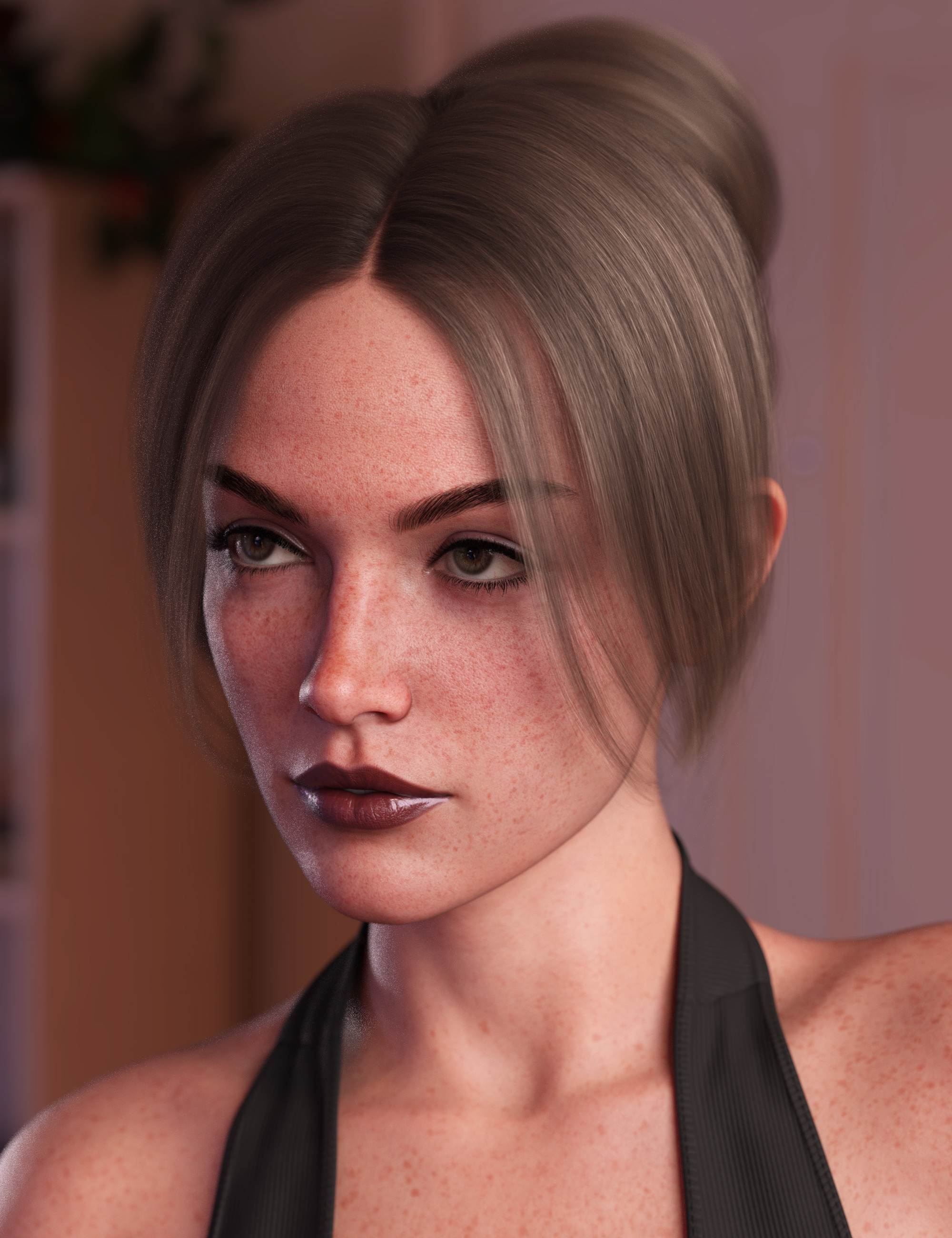 Mega Updo 3 Hair for Genesis 9 | Daz 3D