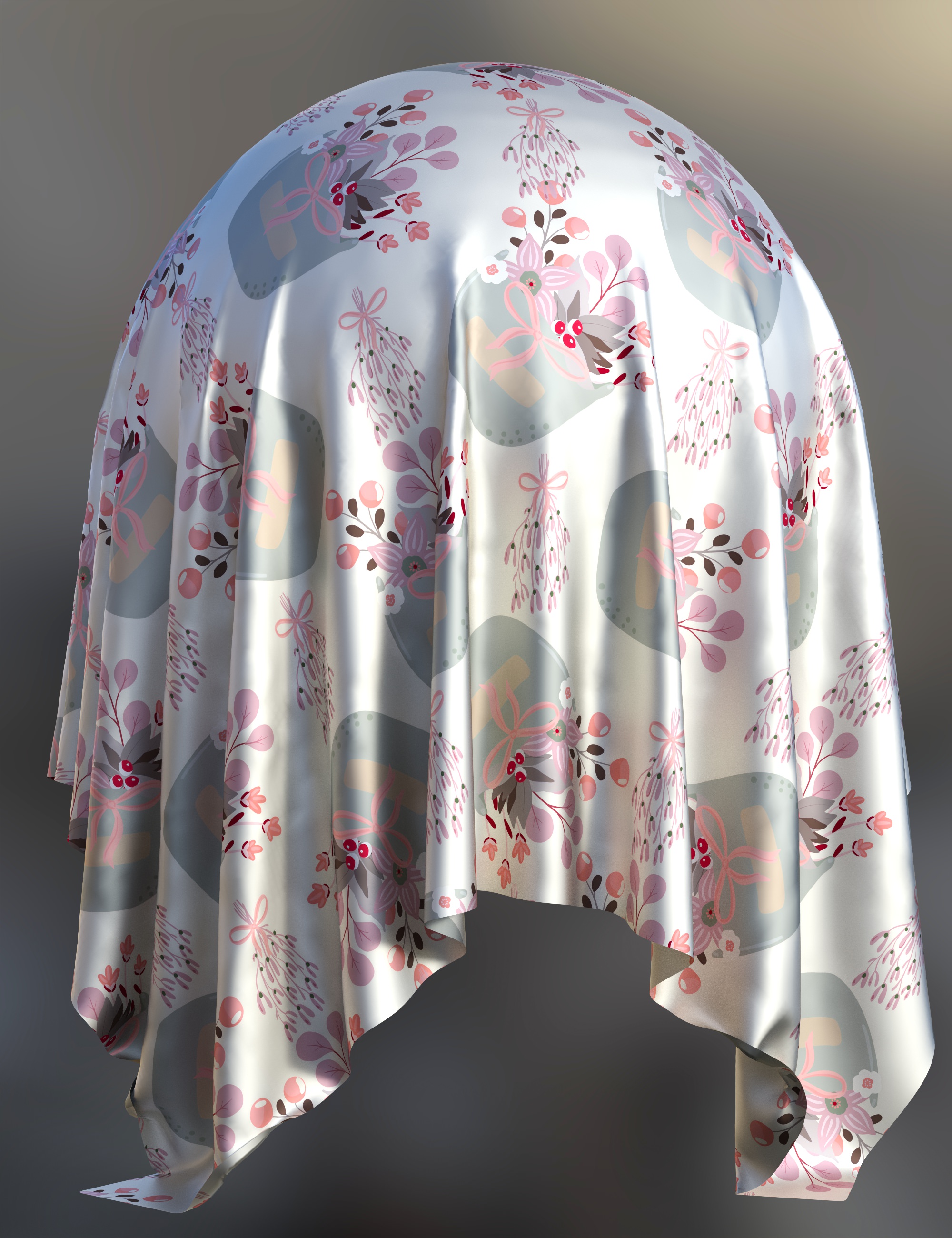 Magic Christmas Silk Fabric Iray Shaders and Merchant Resource | Daz 3D