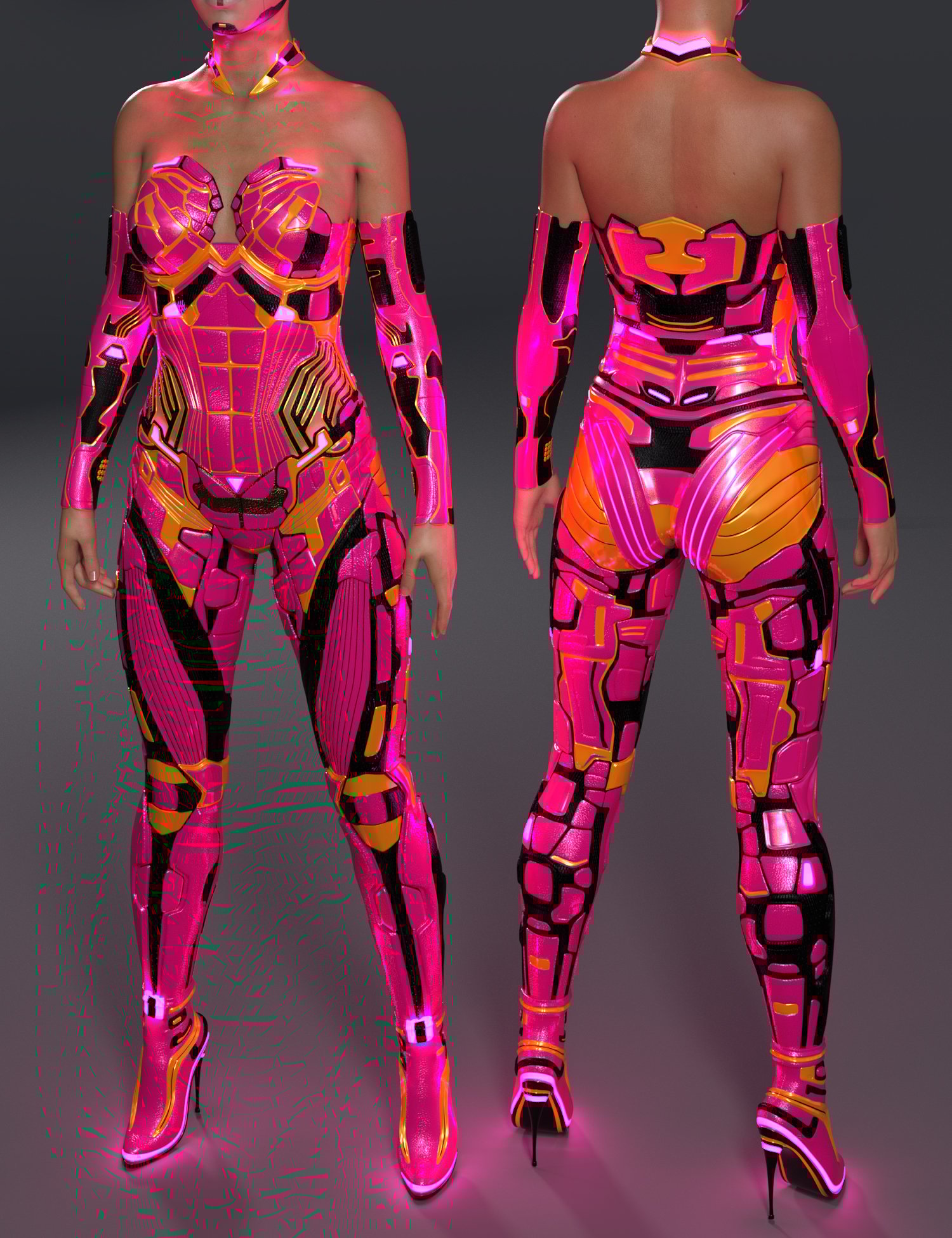 Virtual Celestial Add-On for Virtual Divine Outfit | Daz 3D
