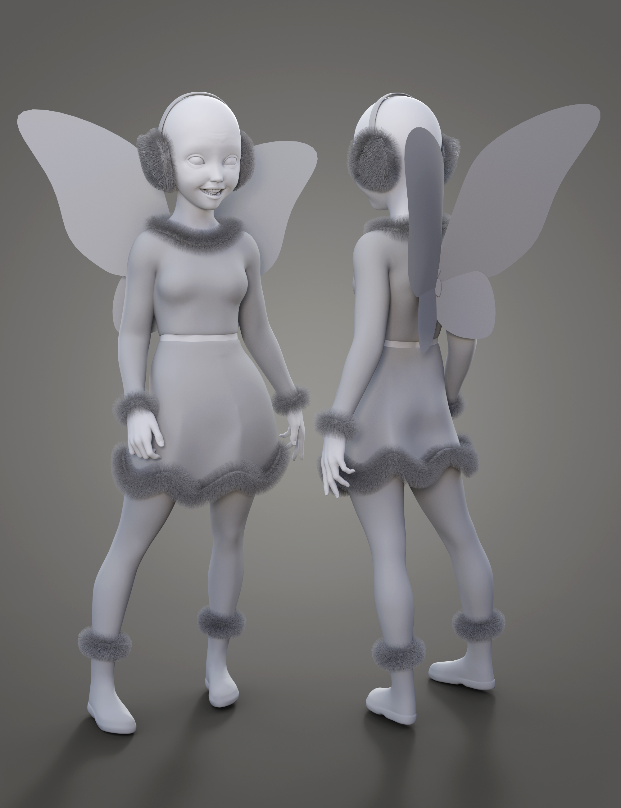 Pixie Winter Outfit for Genesis 9 | Daz 3D