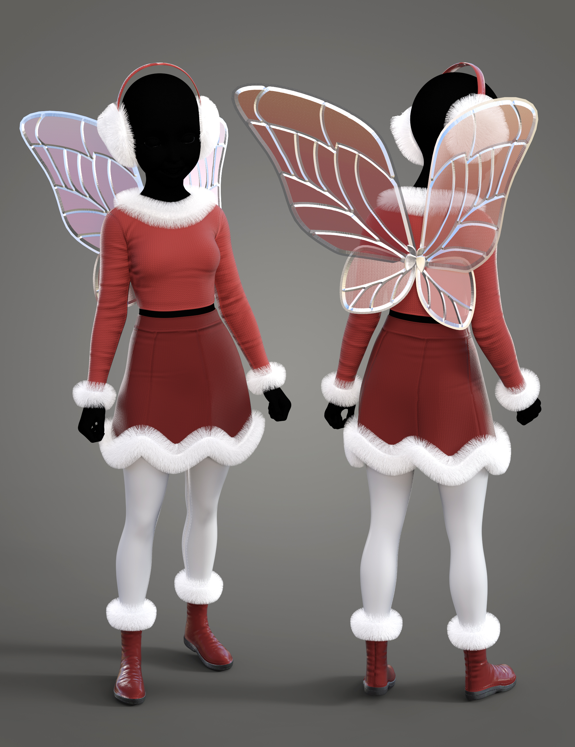 Pixie Winter Outfit for Genesis 9 | Daz 3D