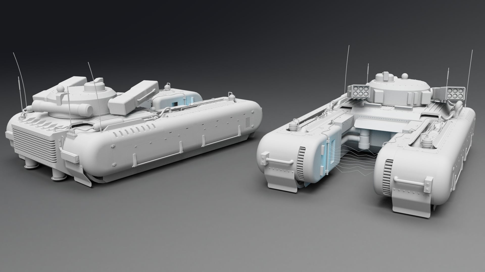 Sci-Fi Military Tank T69 | Daz 3D