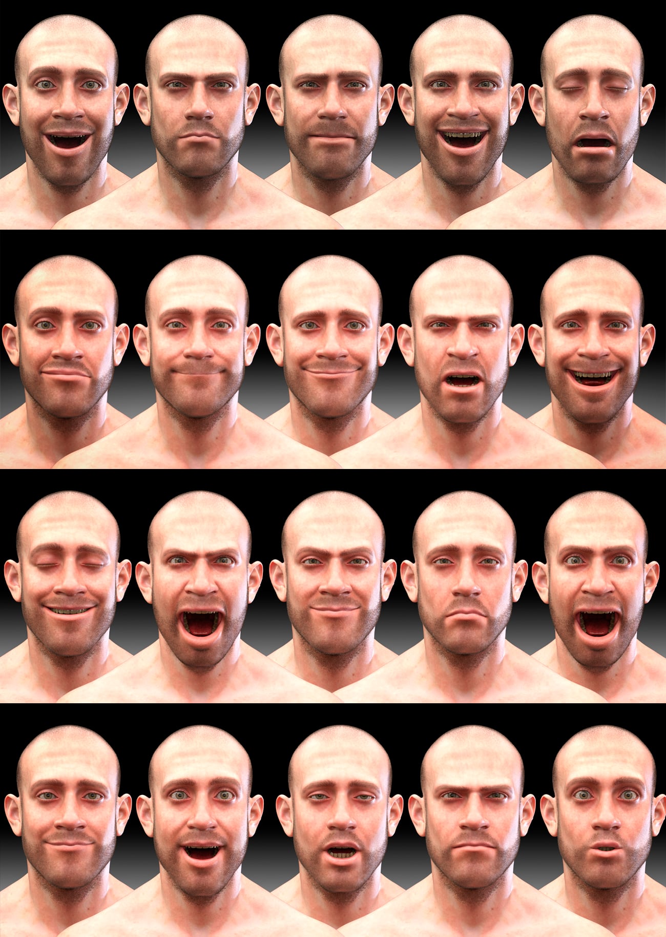 M3D Curious Expressions for Genesis 9 | Daz 3D