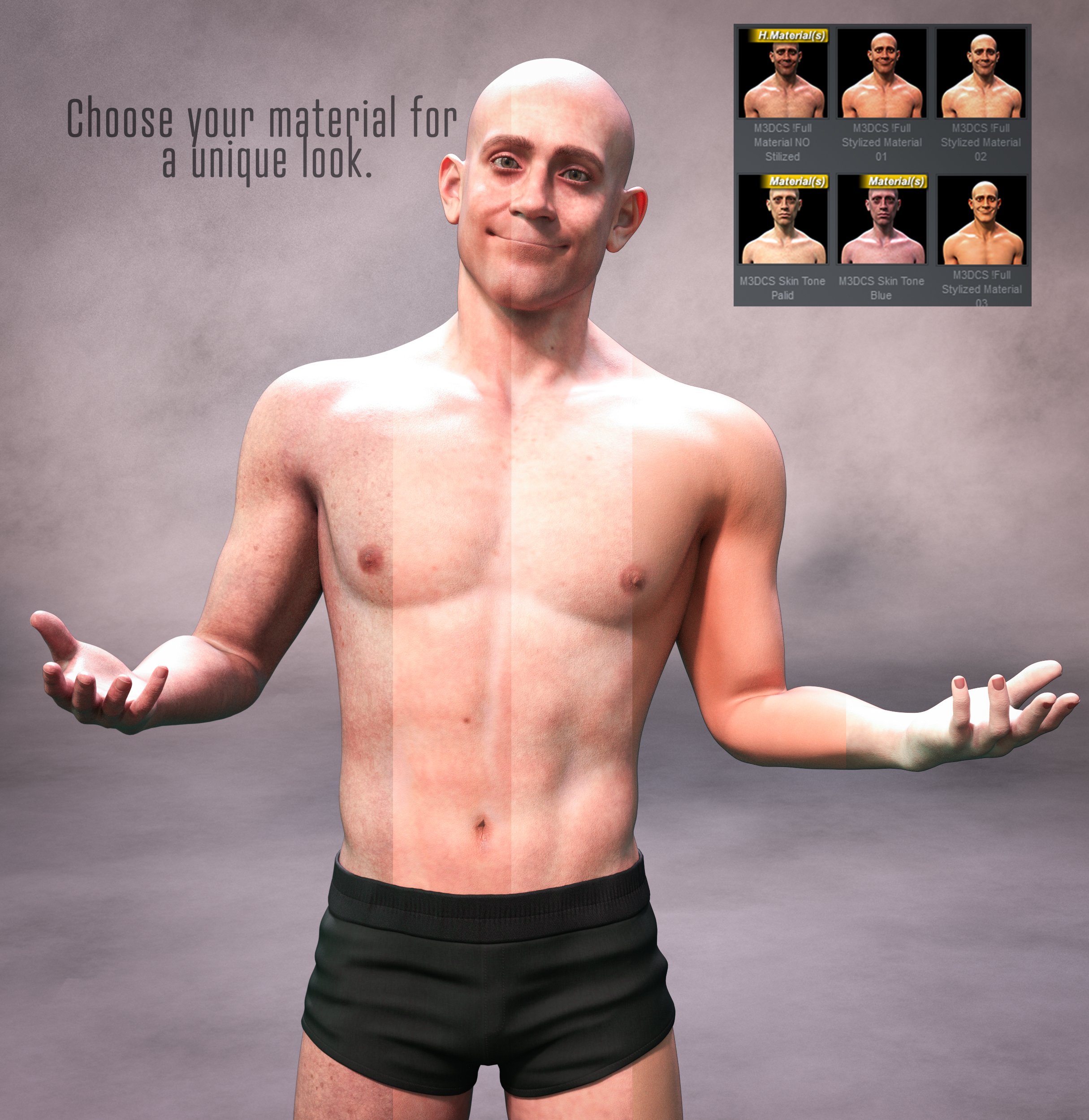 M3D Curious Squad Characters for Genesis 9 | Daz 3D