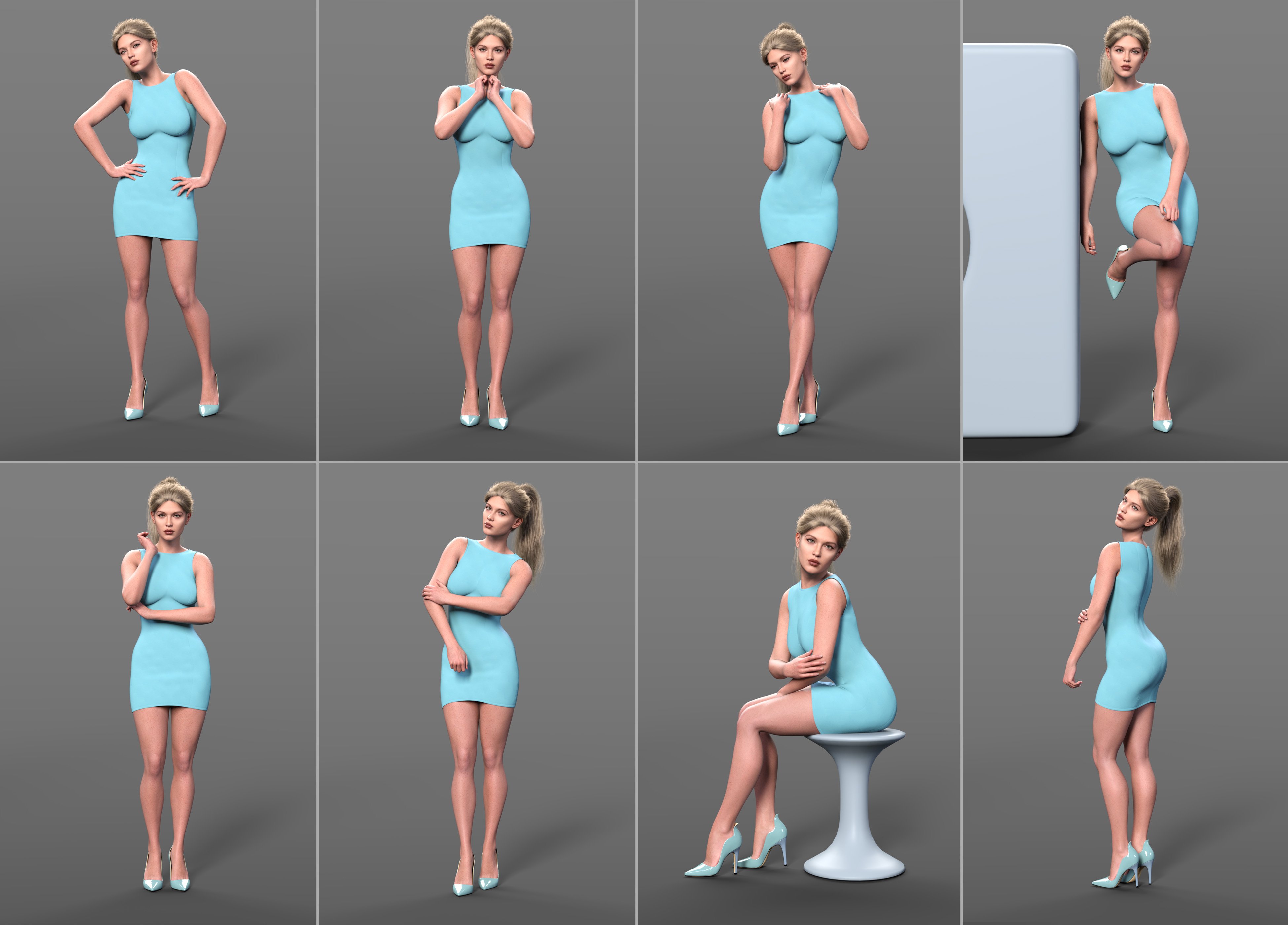 Z Petite Goddess Shape and Pose Mega Set for Genesis 9 | Daz 3D