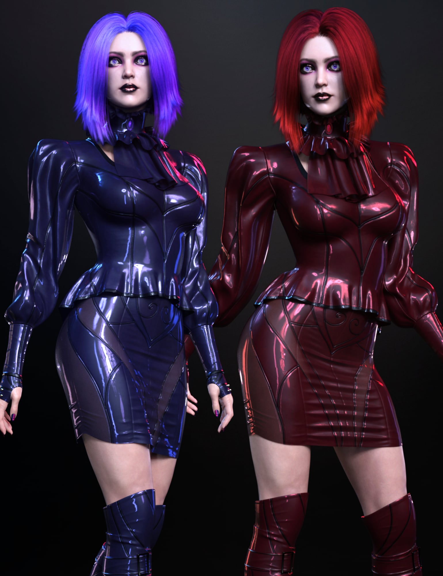 HM Zarinah Outfit Add-On Textures | Daz 3D