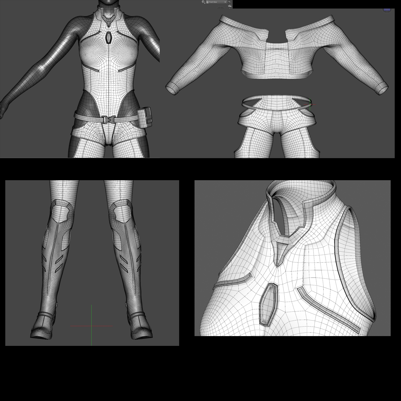 dForce Infiltrator Suit for Genesis 8 and 8.1 Female | Daz 3D