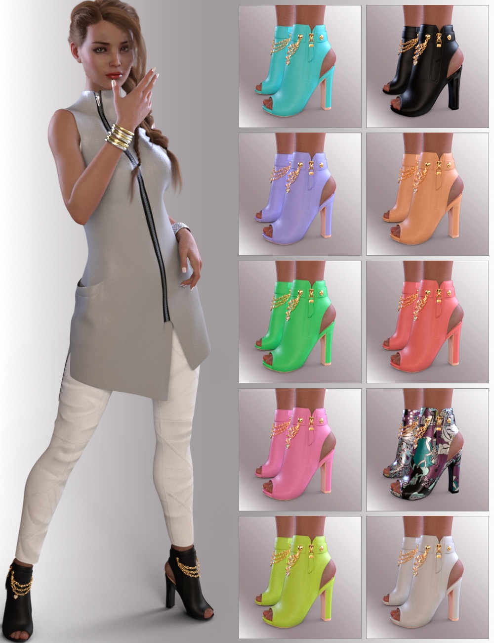 Shoes for Favorite Outfits for Genesis 9 | Daz 3D