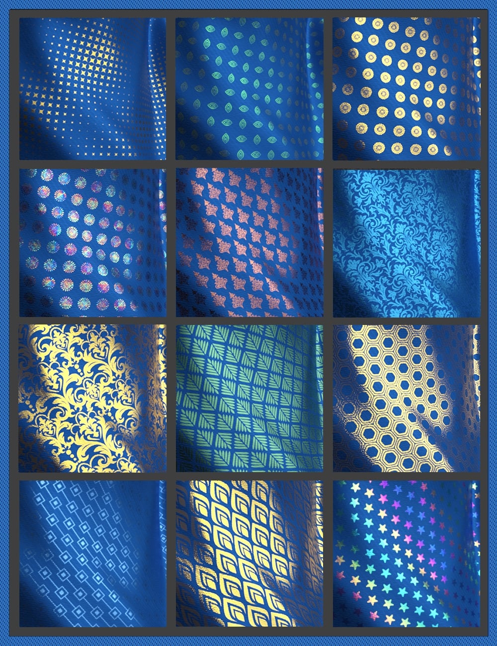 4K Fabric Shader Presets 3 | Daz 3D