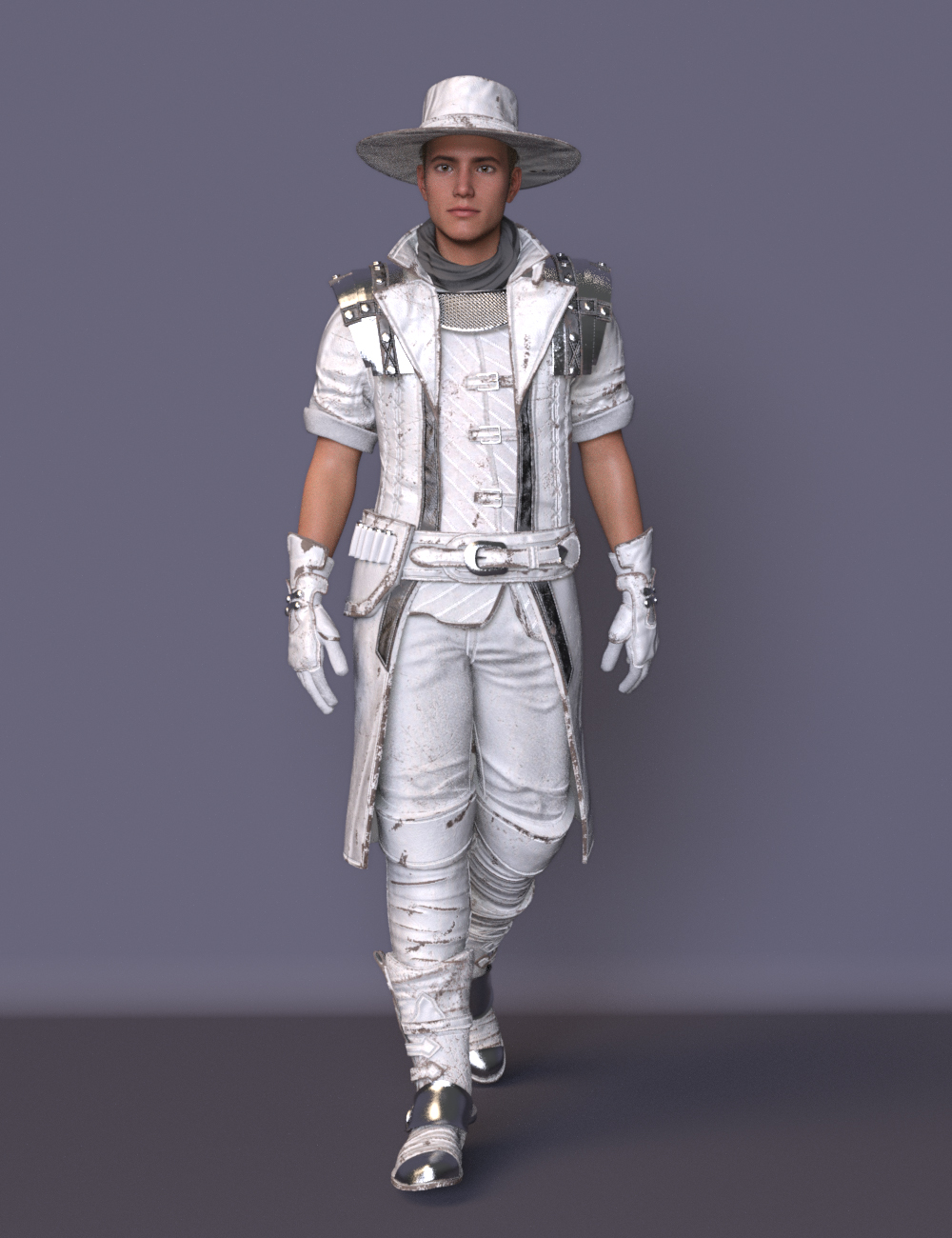dForce SPR Cowboy Suit for Genesis 8.1 Male and Genesis 9 | Daz 3D