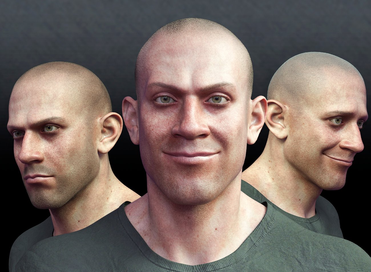 M3D CS Top Fade Hair for Genesis 9 | Daz 3D