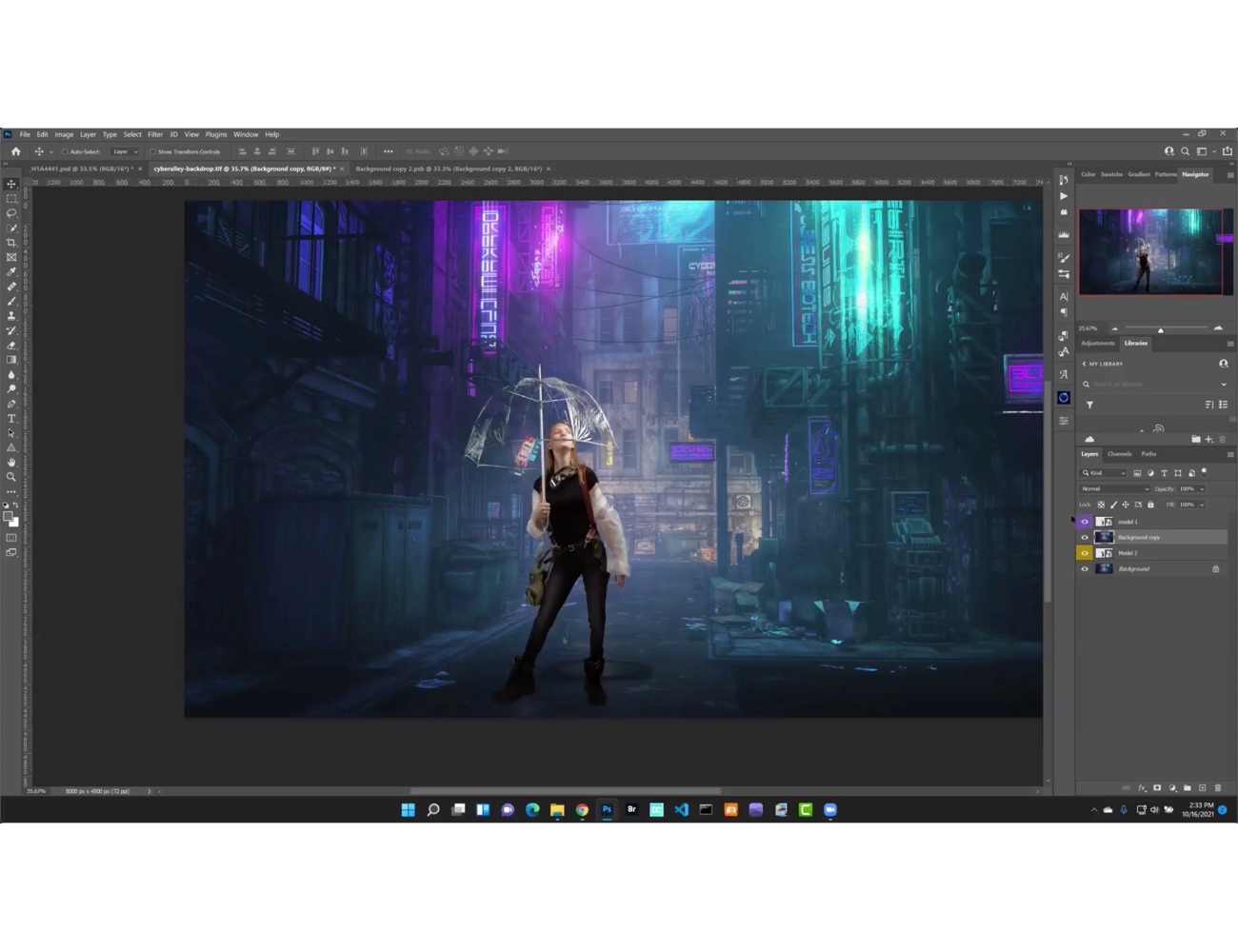 Mastering Cyberpunk Lighting Environments in Daz Studio and Photoshop ...