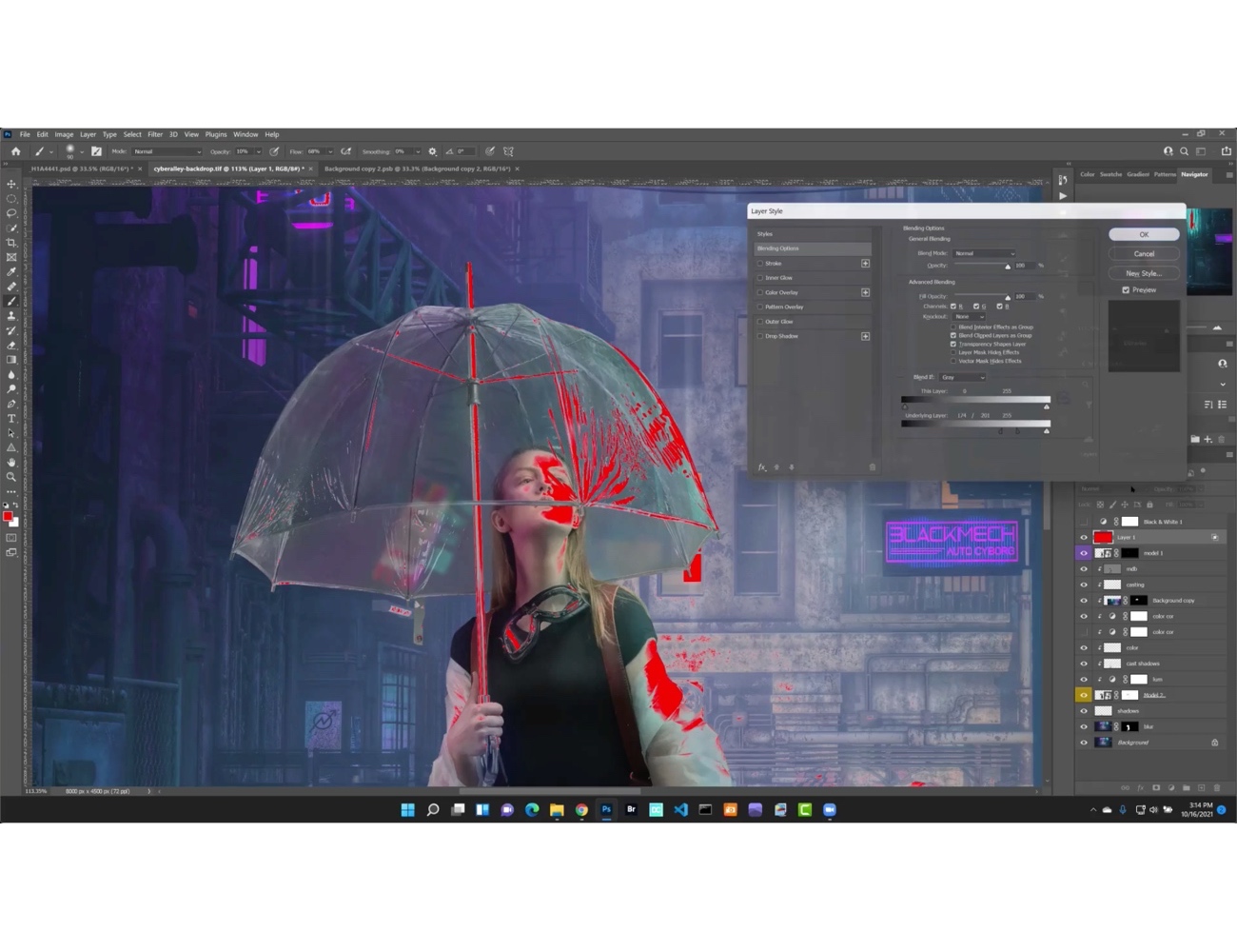Mastering Cyberpunk Lighting Environments in Daz Studio and Photoshop ...
