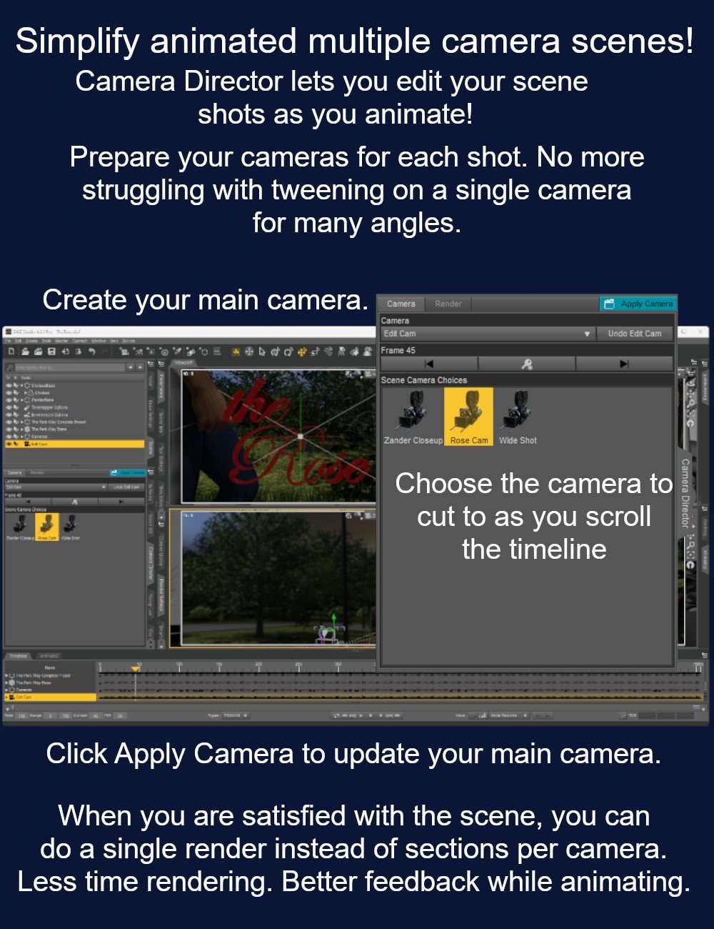 Camera Director | Daz 3D