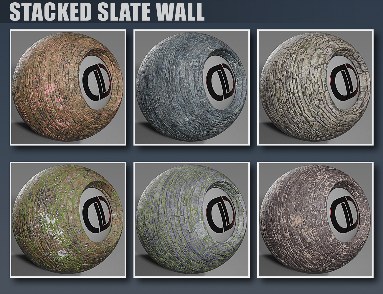 DD PBR Stone Wall Shaders for Iray Vol 2 | Daz 3D