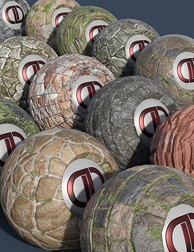 DD PBR Stone Wall Shaders for Iray Vol 3 | Daz 3D