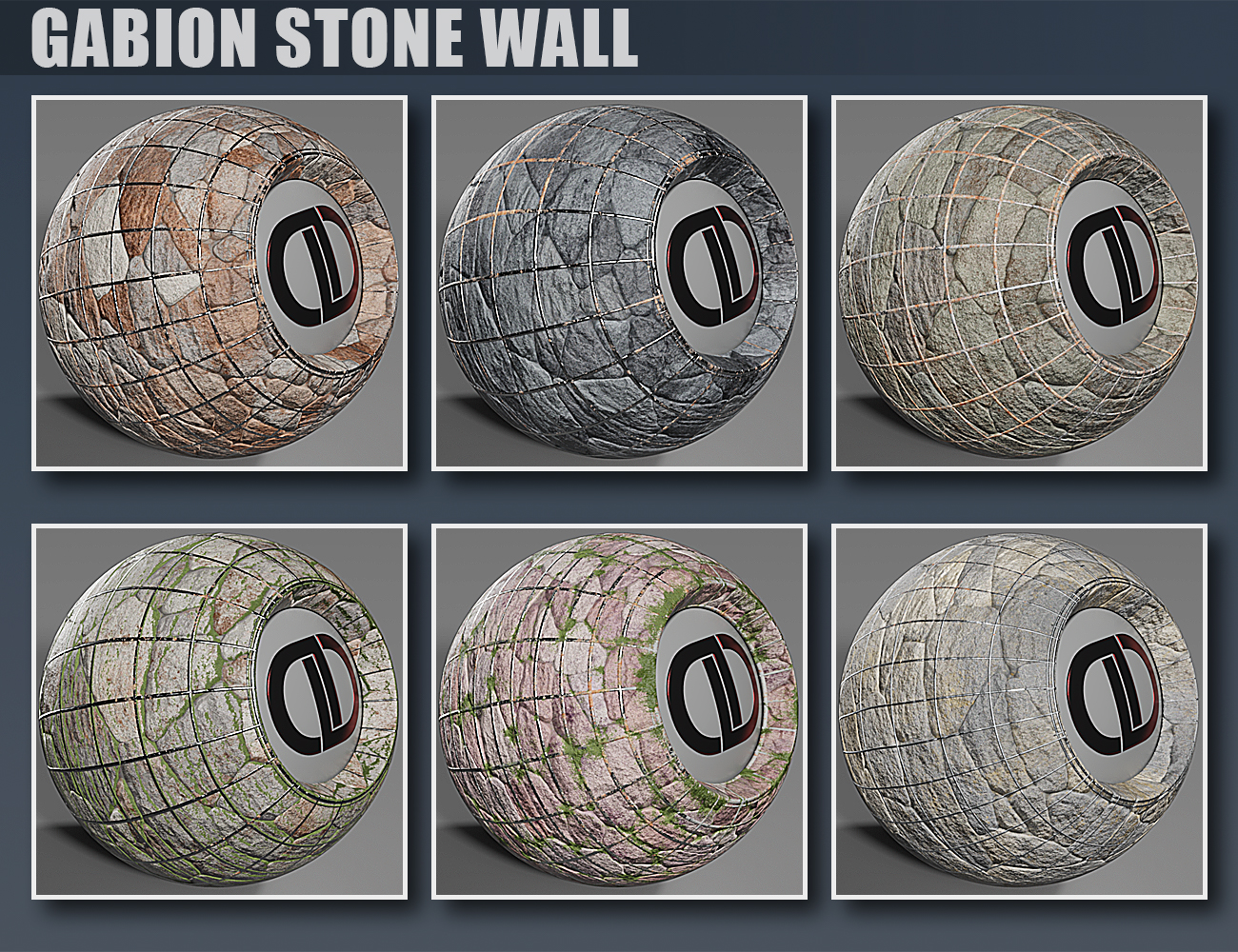 DD PBR Stone Wall Shaders for Iray Vol 3 | Daz 3D