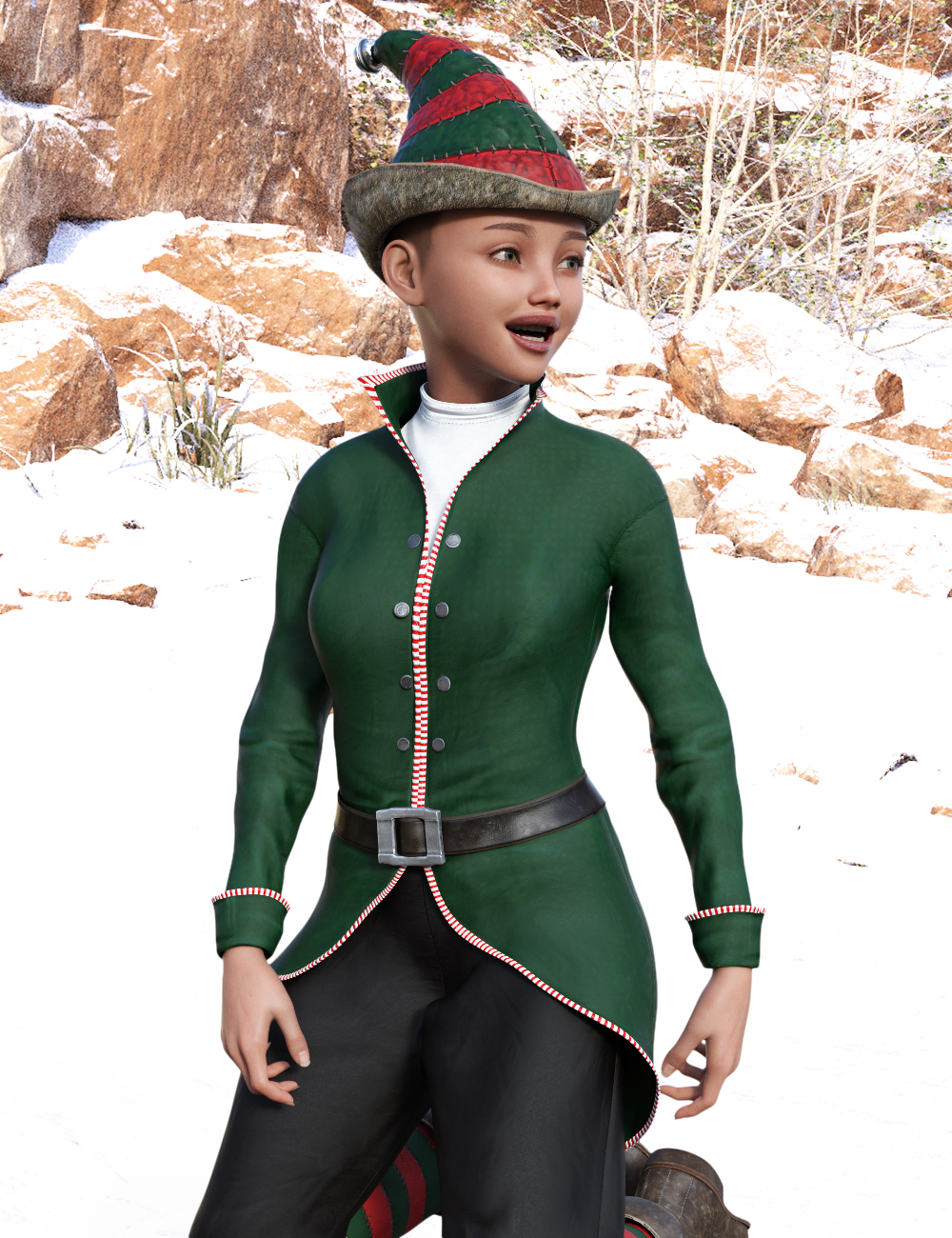Jingle Outfit for Genesis 9 | Daz 3D