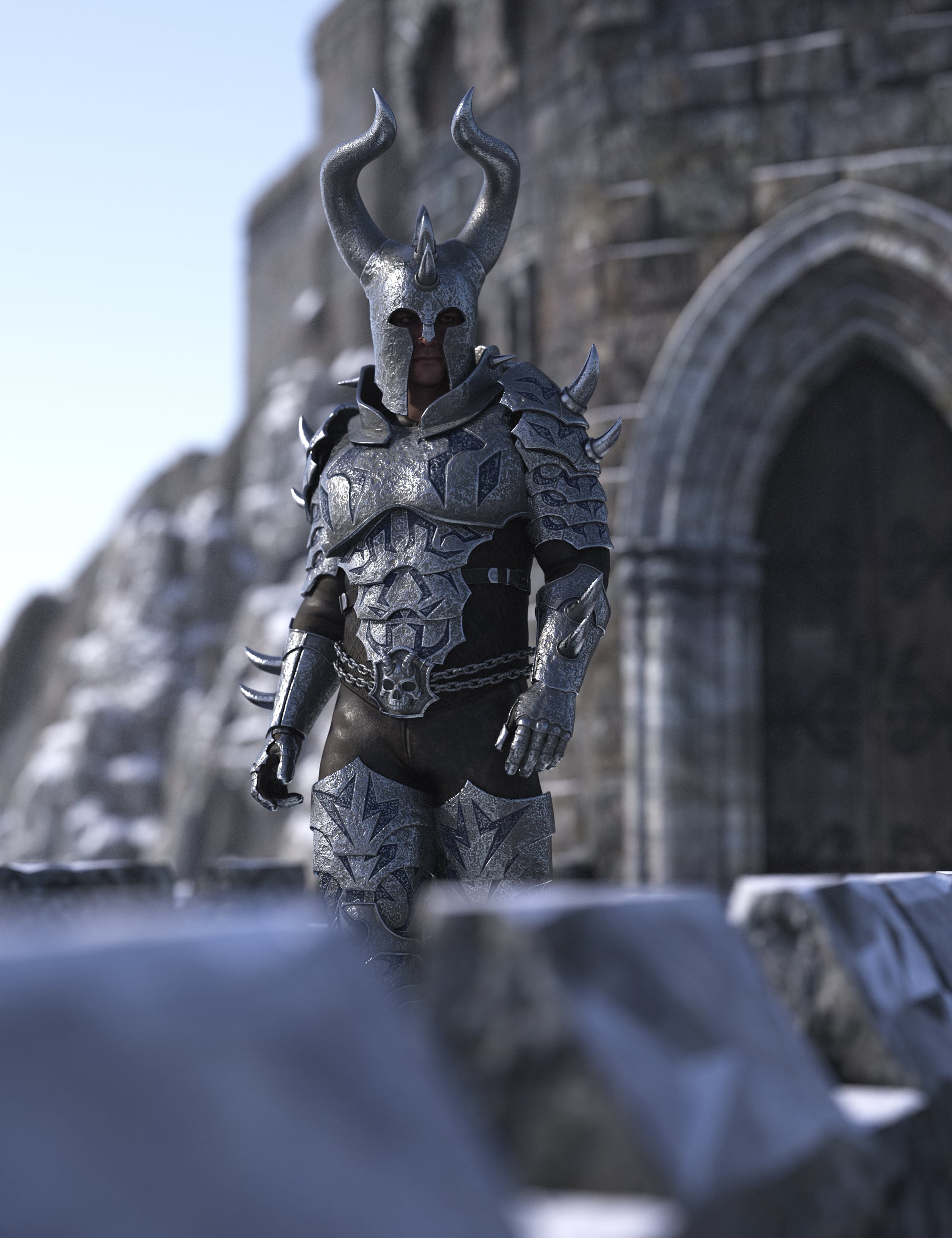 Elden Knight Armor for Genesis 8 and 8.1 Males | Daz 3D