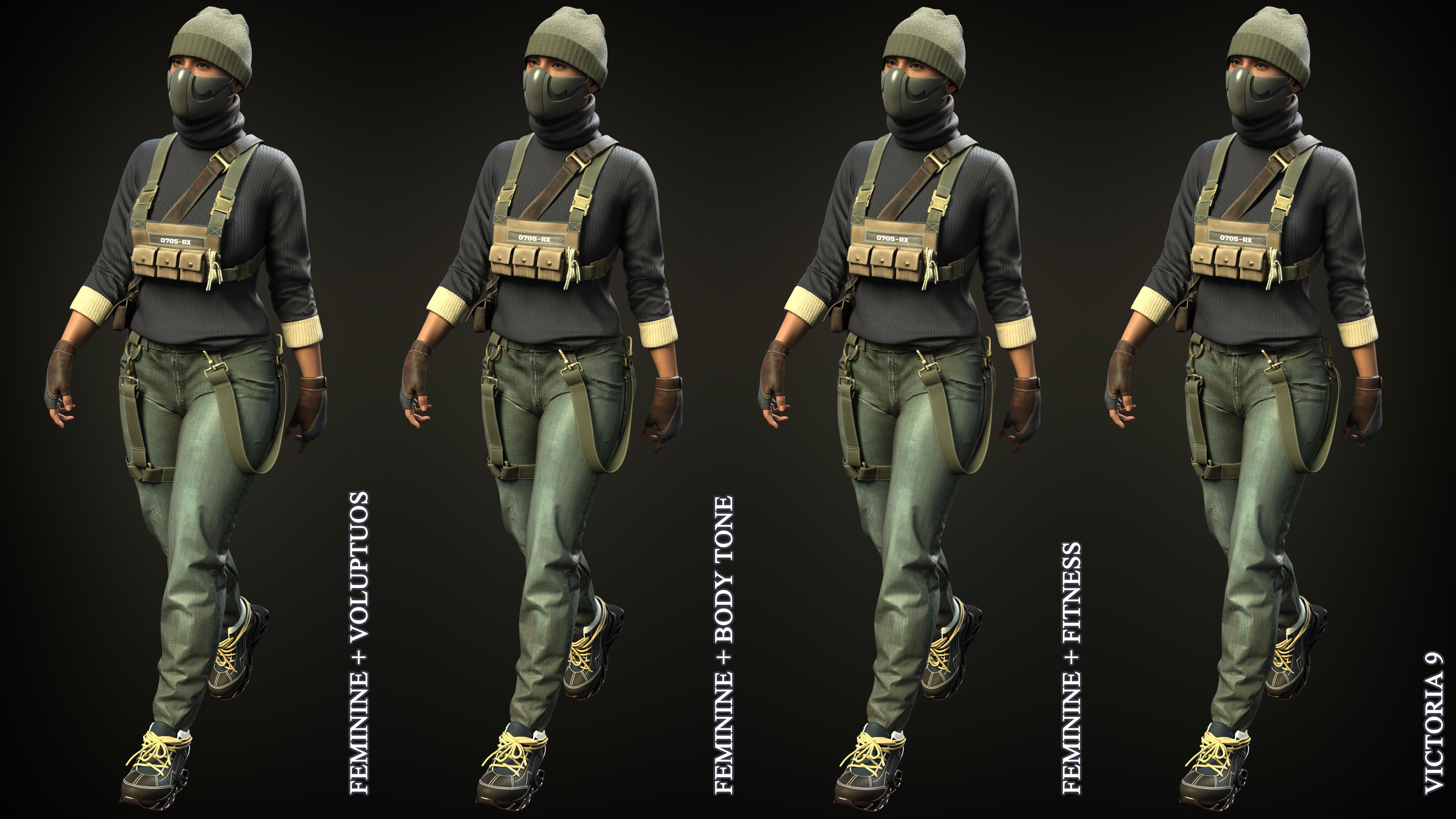 Stray HD Outfit for Genesis 9 | Daz 3D