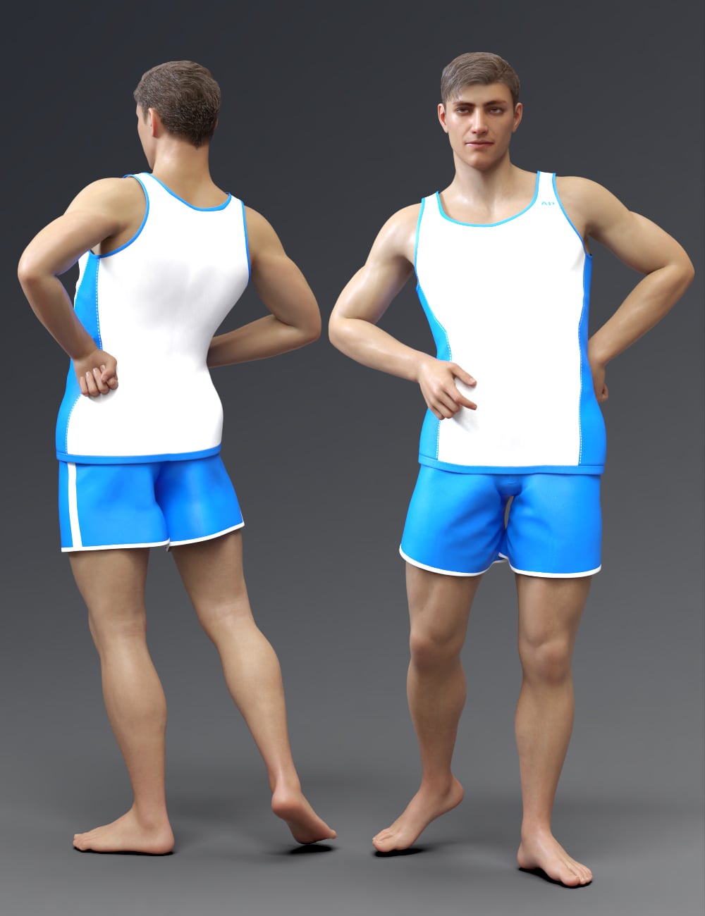 Athletic Props for Genesis 8 | Daz 3D