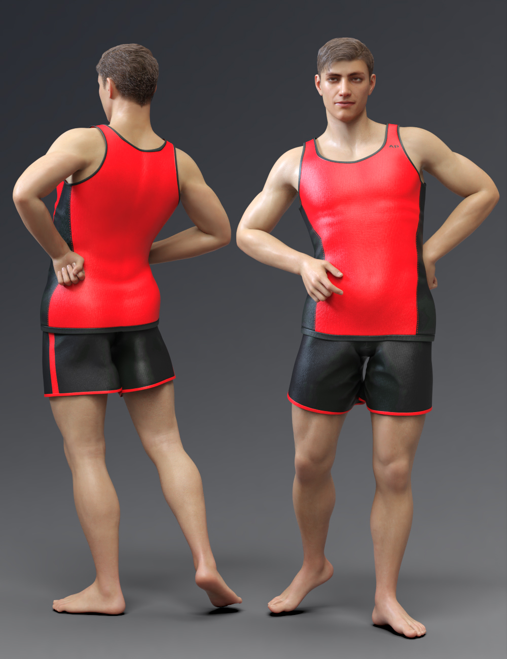 Athletic Props for Genesis 8 | Daz 3D