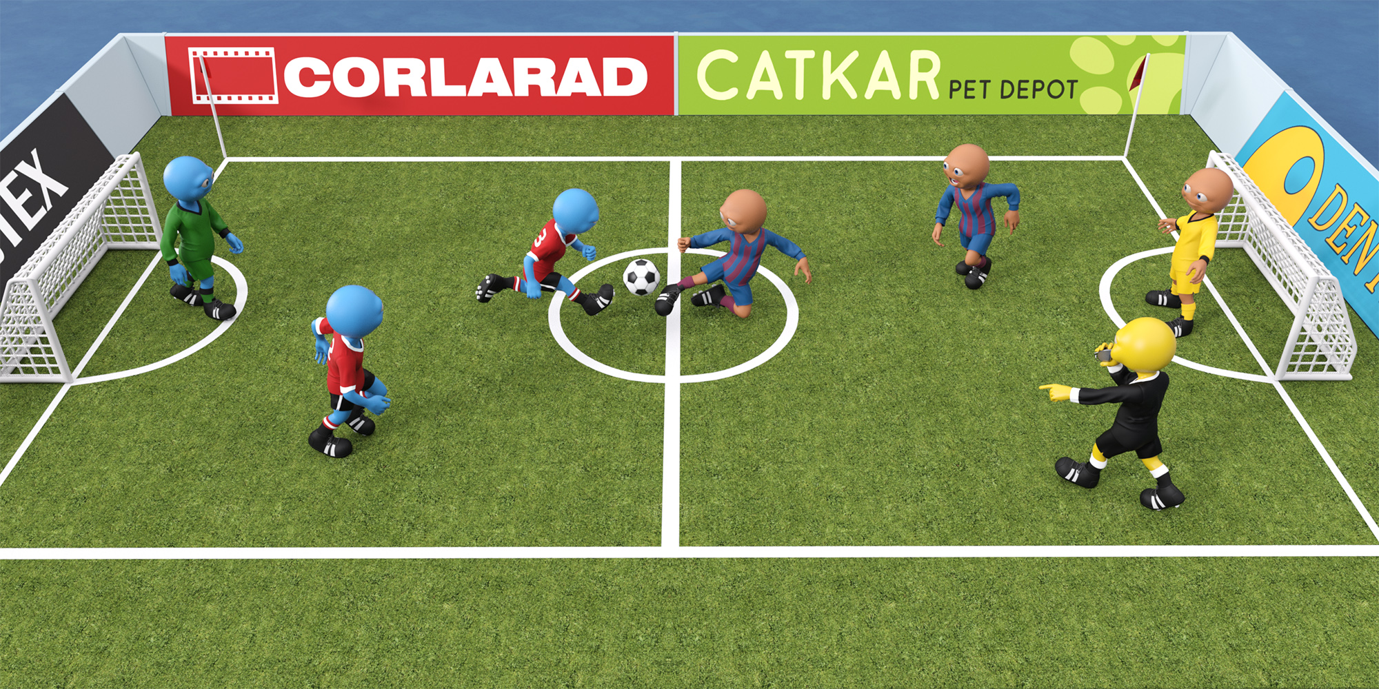 Sports Pitch for Mister Bobble | Daz 3D