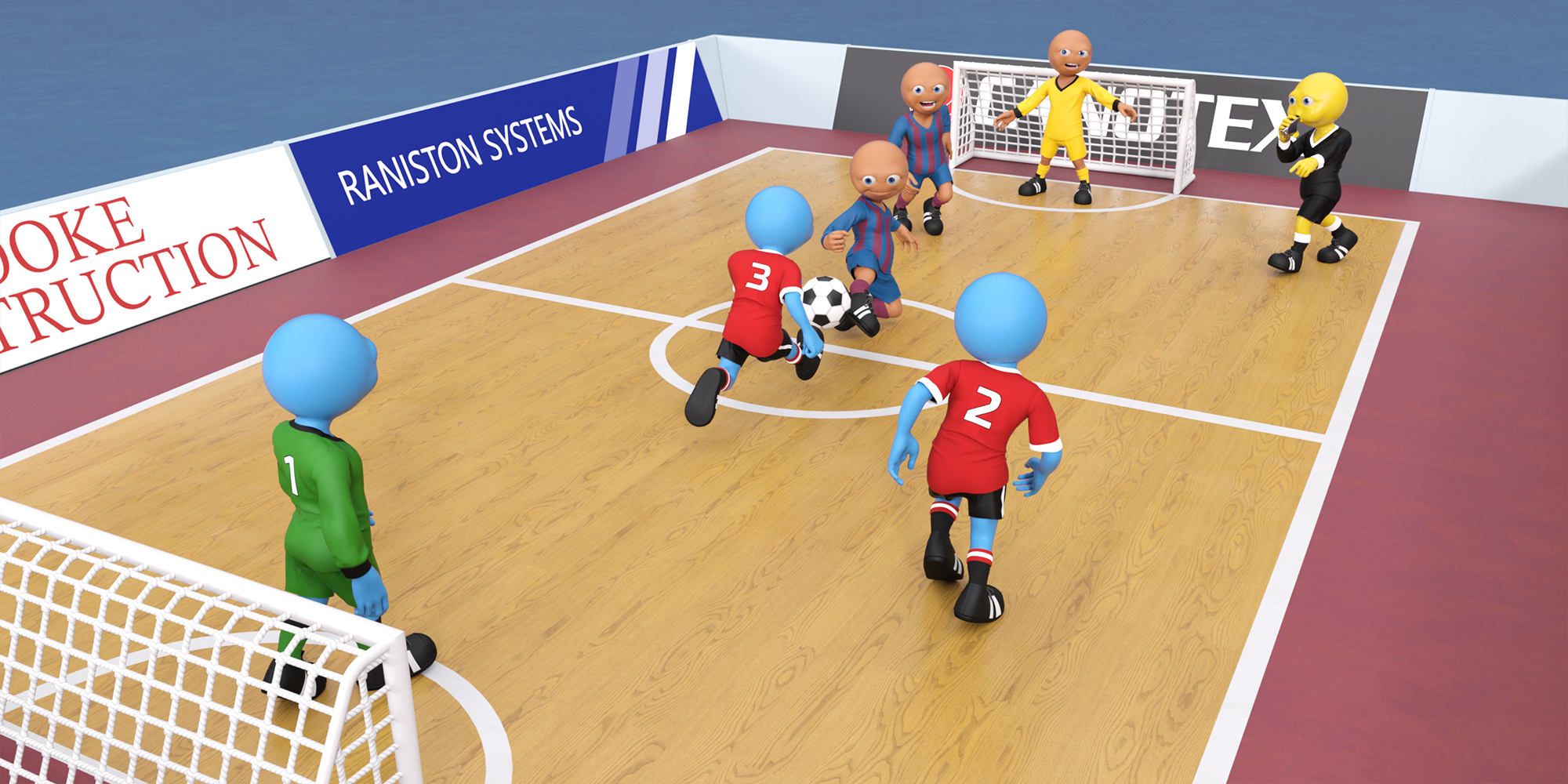Sports Pitch for Mister Bobble | Daz 3D