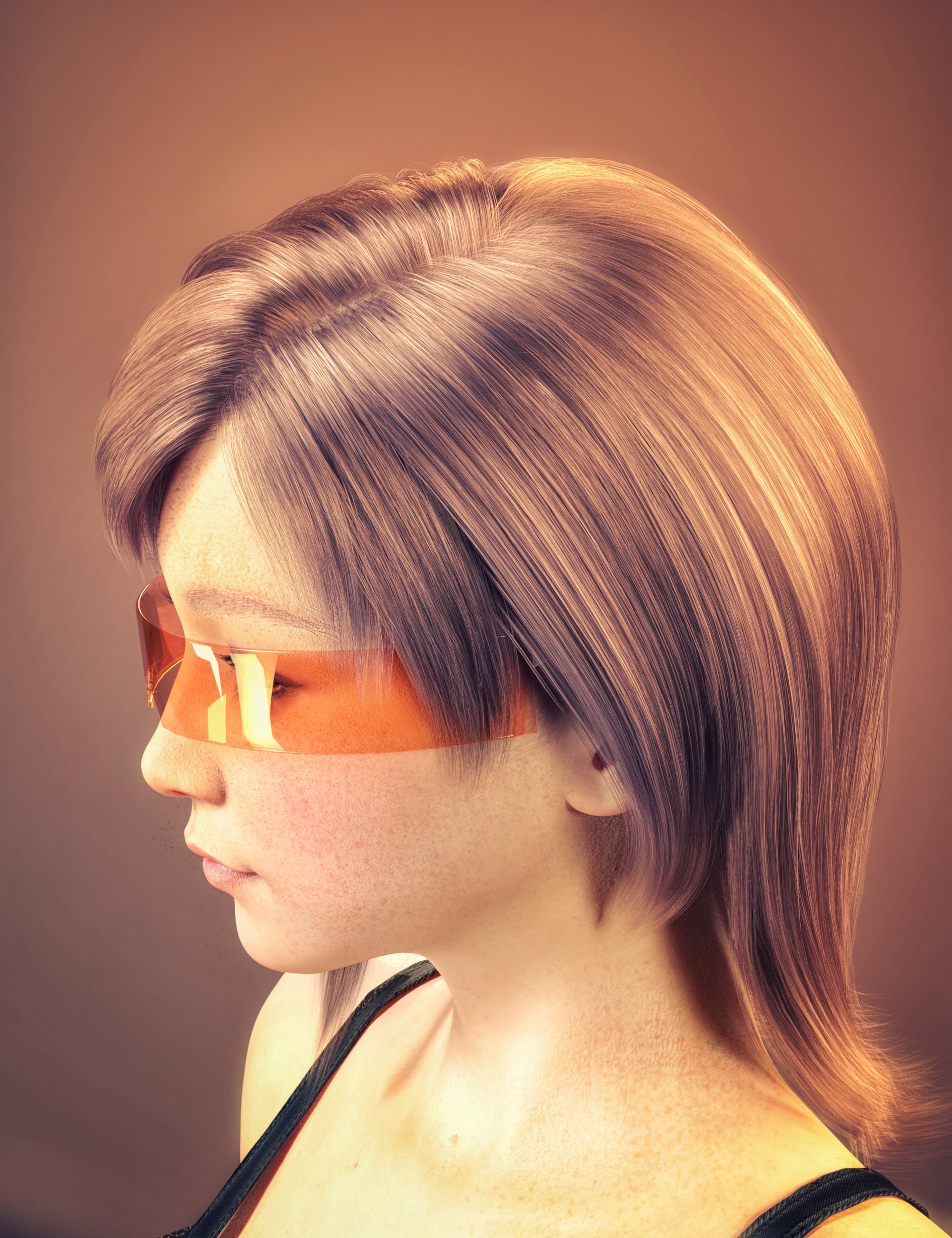 FE Students Model Hair for Genesis 8 and 8.1 Female | Daz 3D