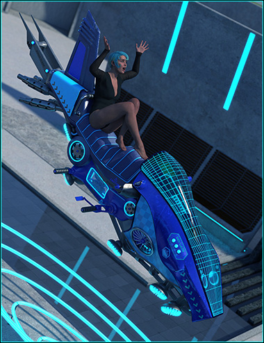 Skins for Sky Lark Hover Bike | Daz 3D