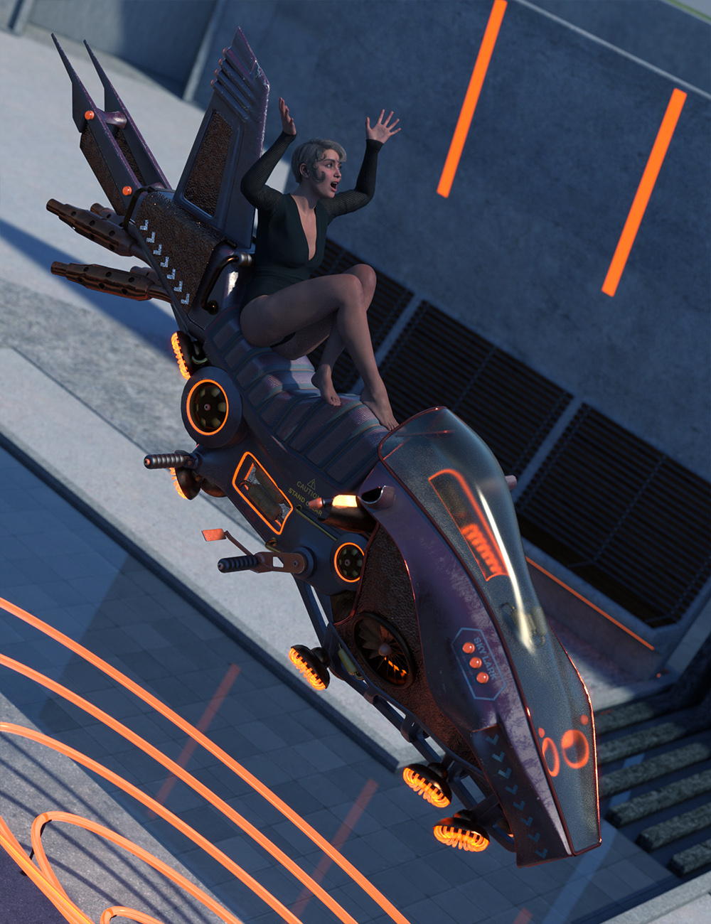 Hoverbike Star Trek