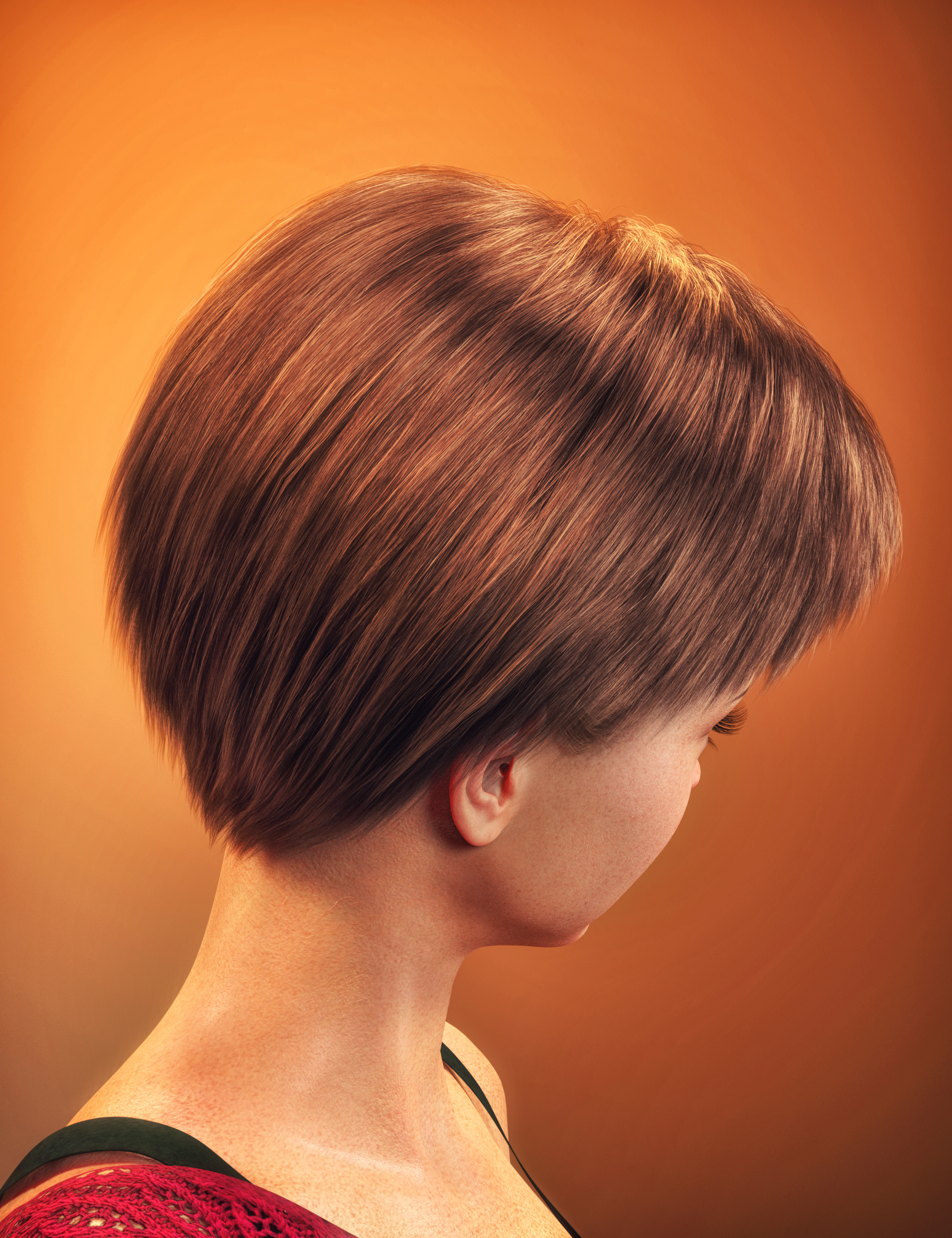 FE Female Host CN Hair for Genesis 8 and 8.1 Female | Daz 3D