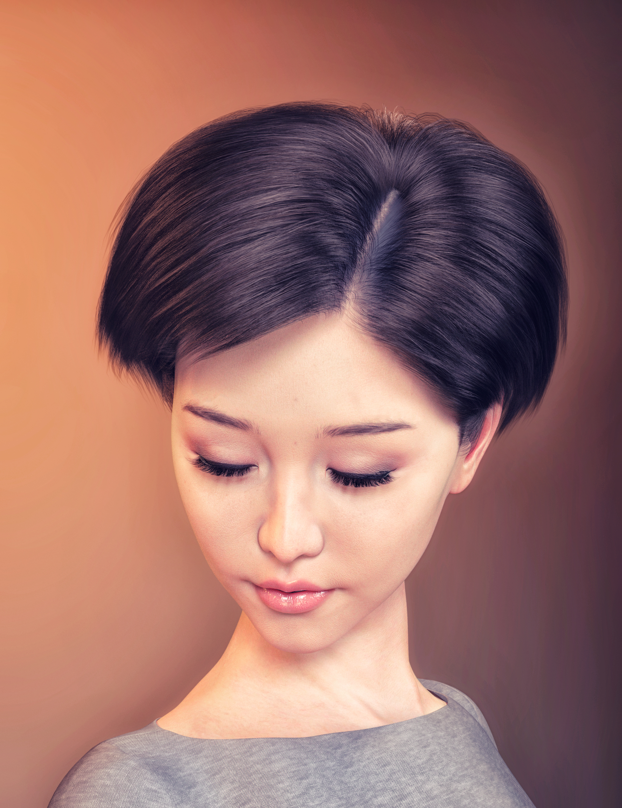 FE Female Host CN Hair for Genesis 8 and 8.1 Female | Daz 3D