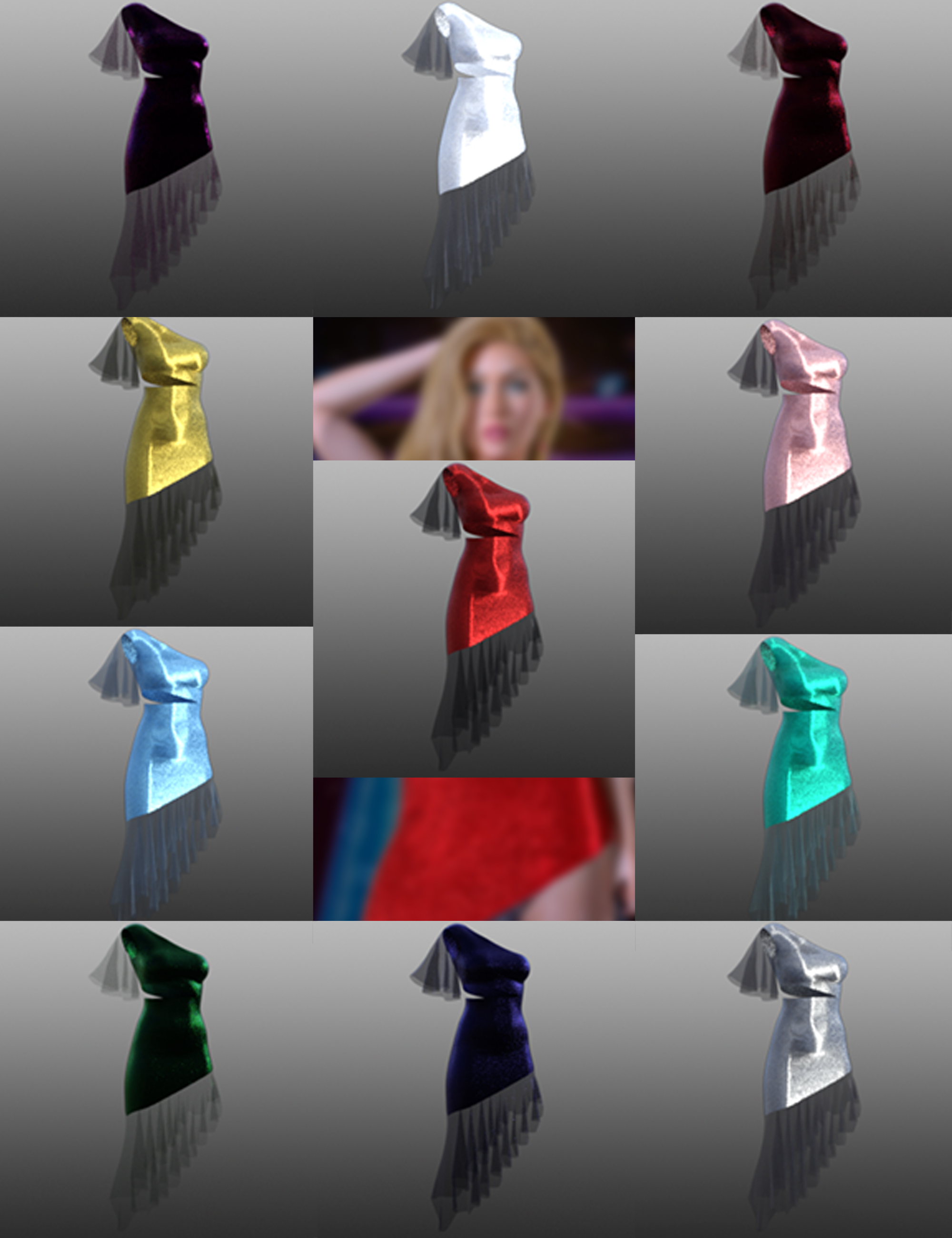dForce Darcy Party Outfit for Genesis 8 and 8.1 Females | Daz 3D