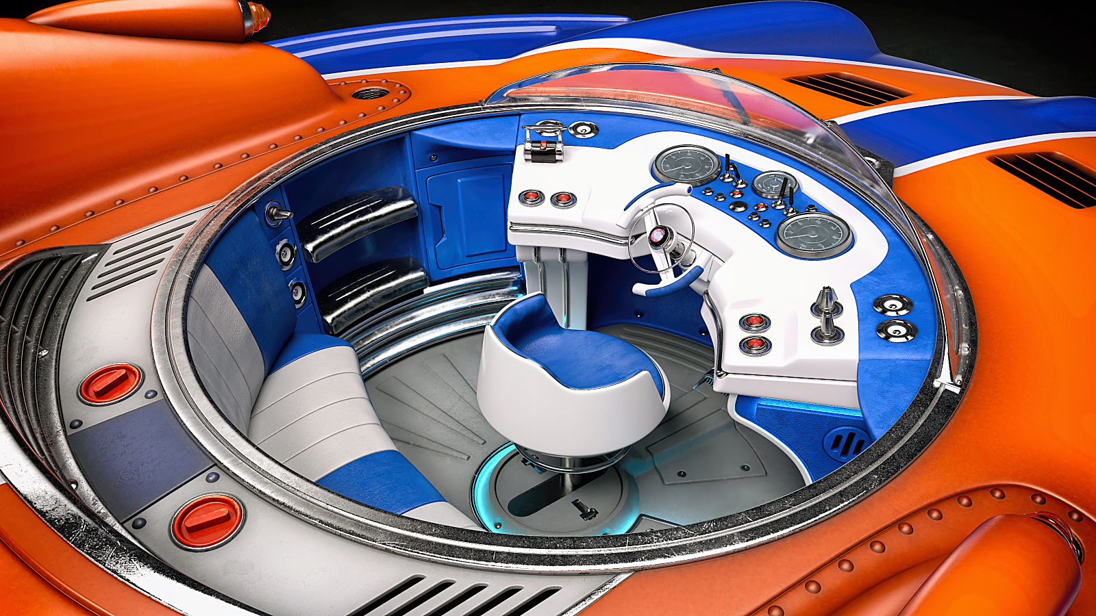 STF Retro UFO Texture Pack | Daz 3D