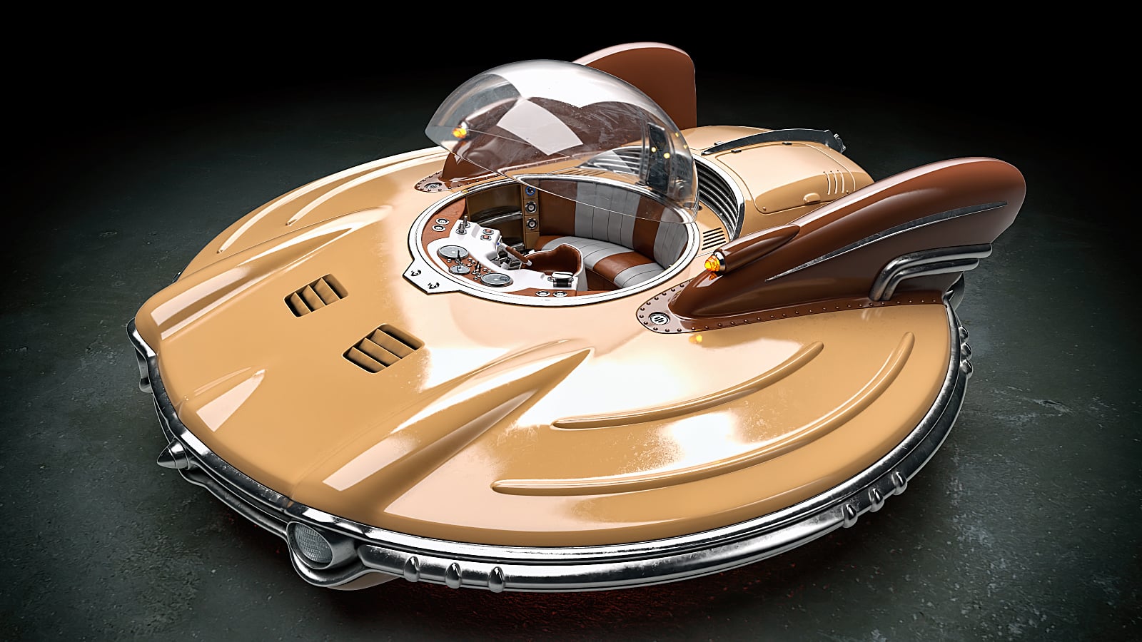 STF Retro UFO Texture Pack | Daz 3D