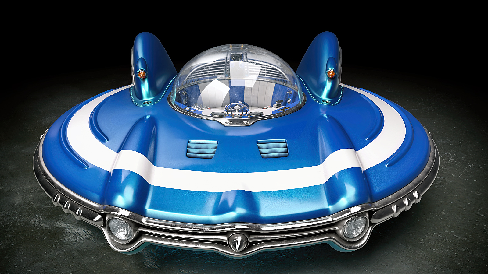 STF Retro UFO Texture Pack | Daz 3D