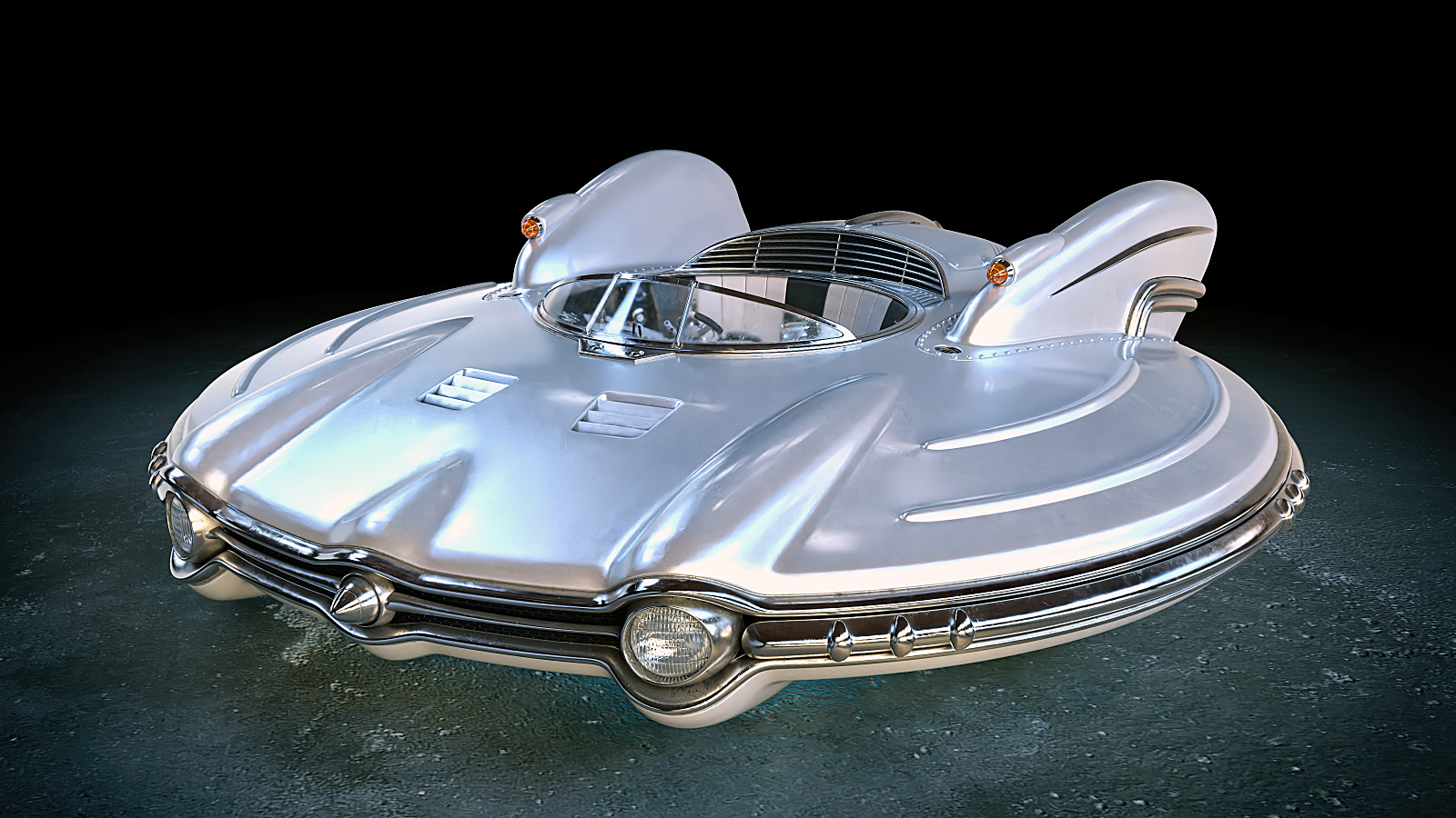 STF Retro UFO Texture Pack | Daz 3D